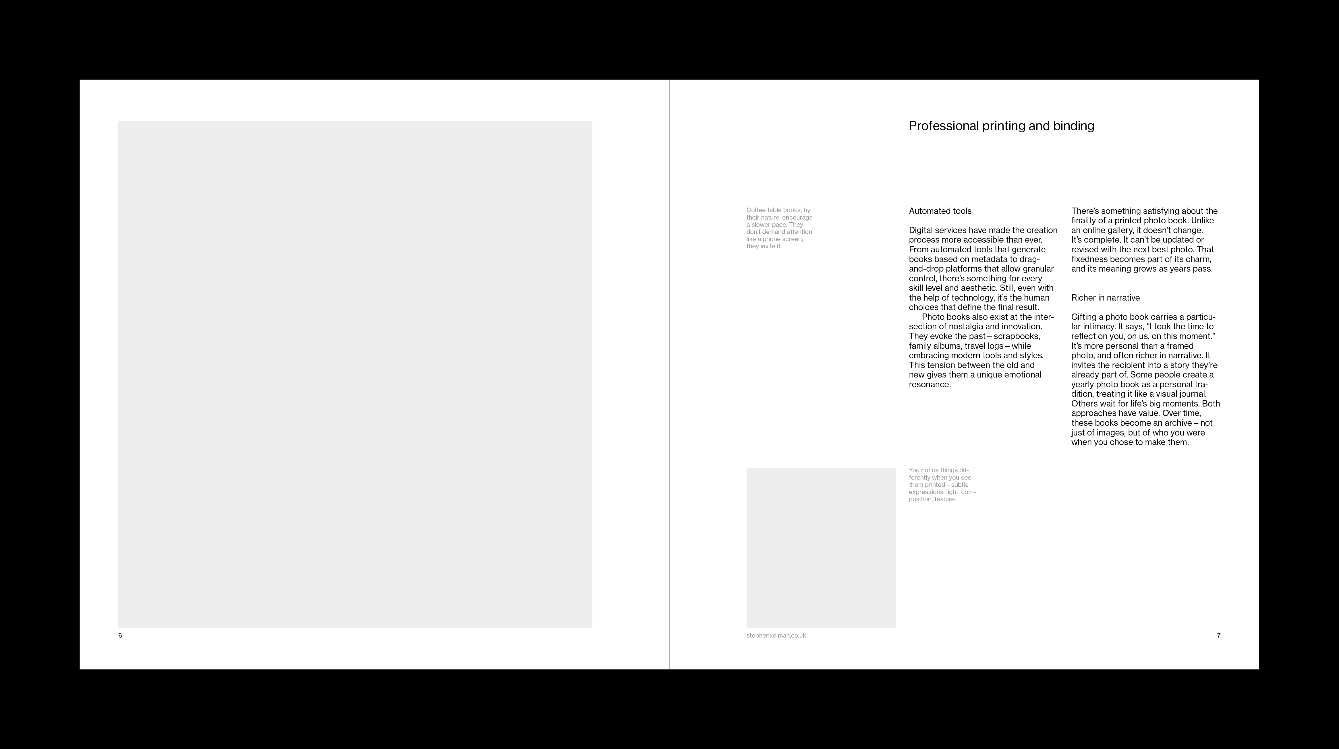 Square Photobook Grid System for InDesign | Sans by Stephen Kelman on ...