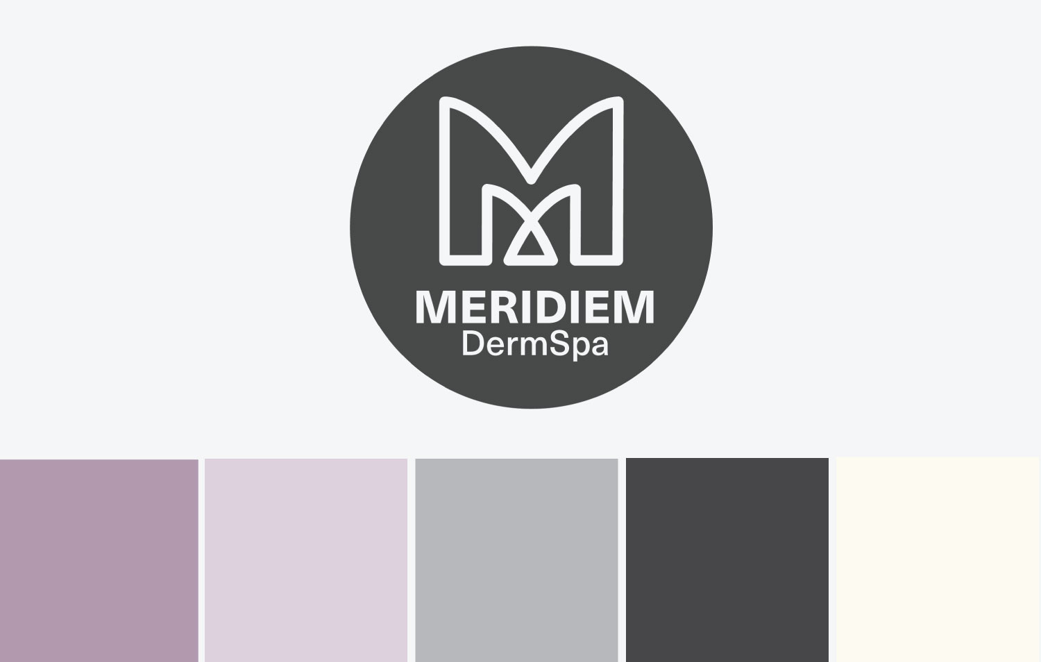 Meridiem DermSpa Branding by Hope Silbak on Dribbble