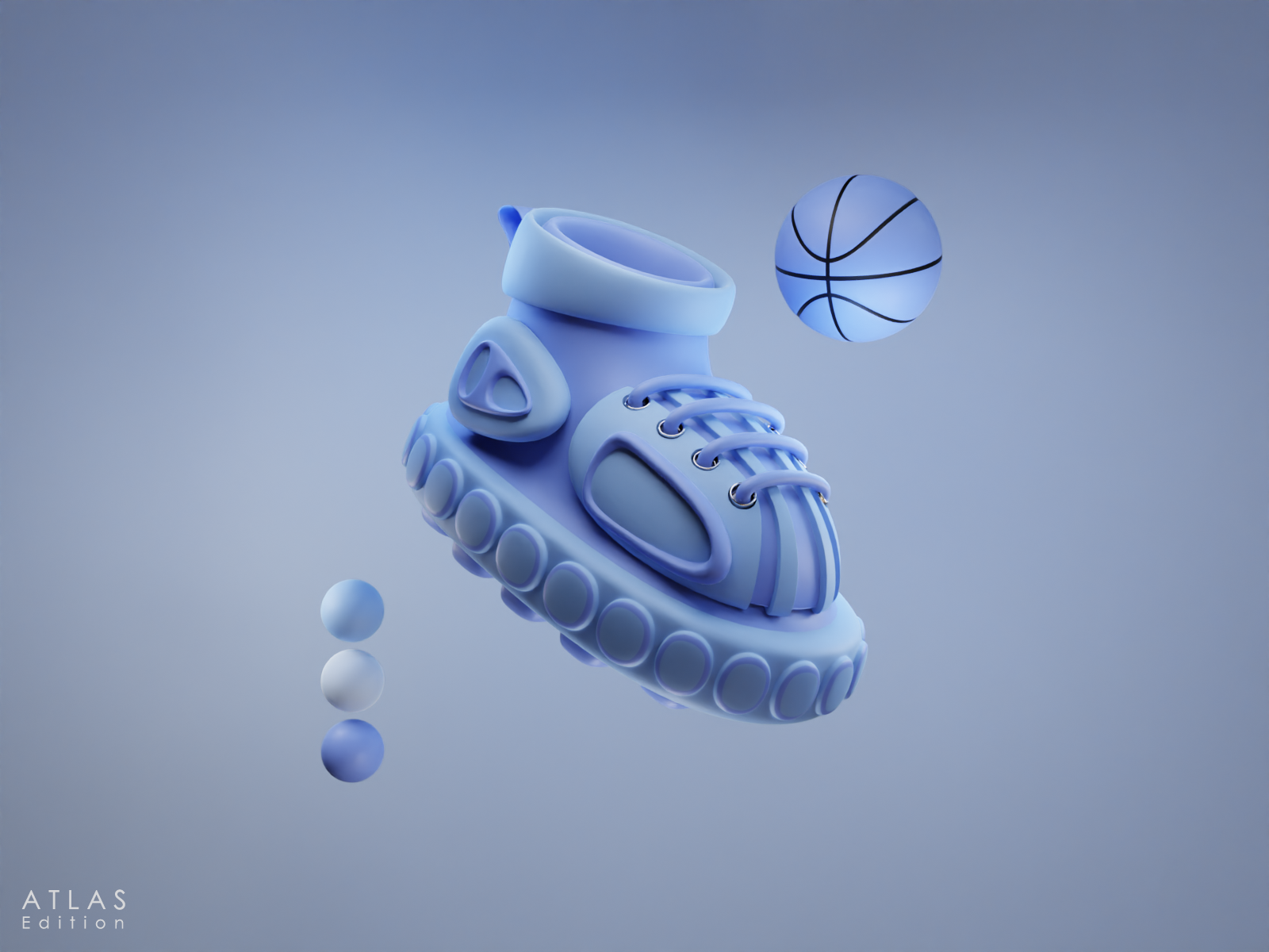 Stylized Shoe 3D Concept by Duxica on Dribbble