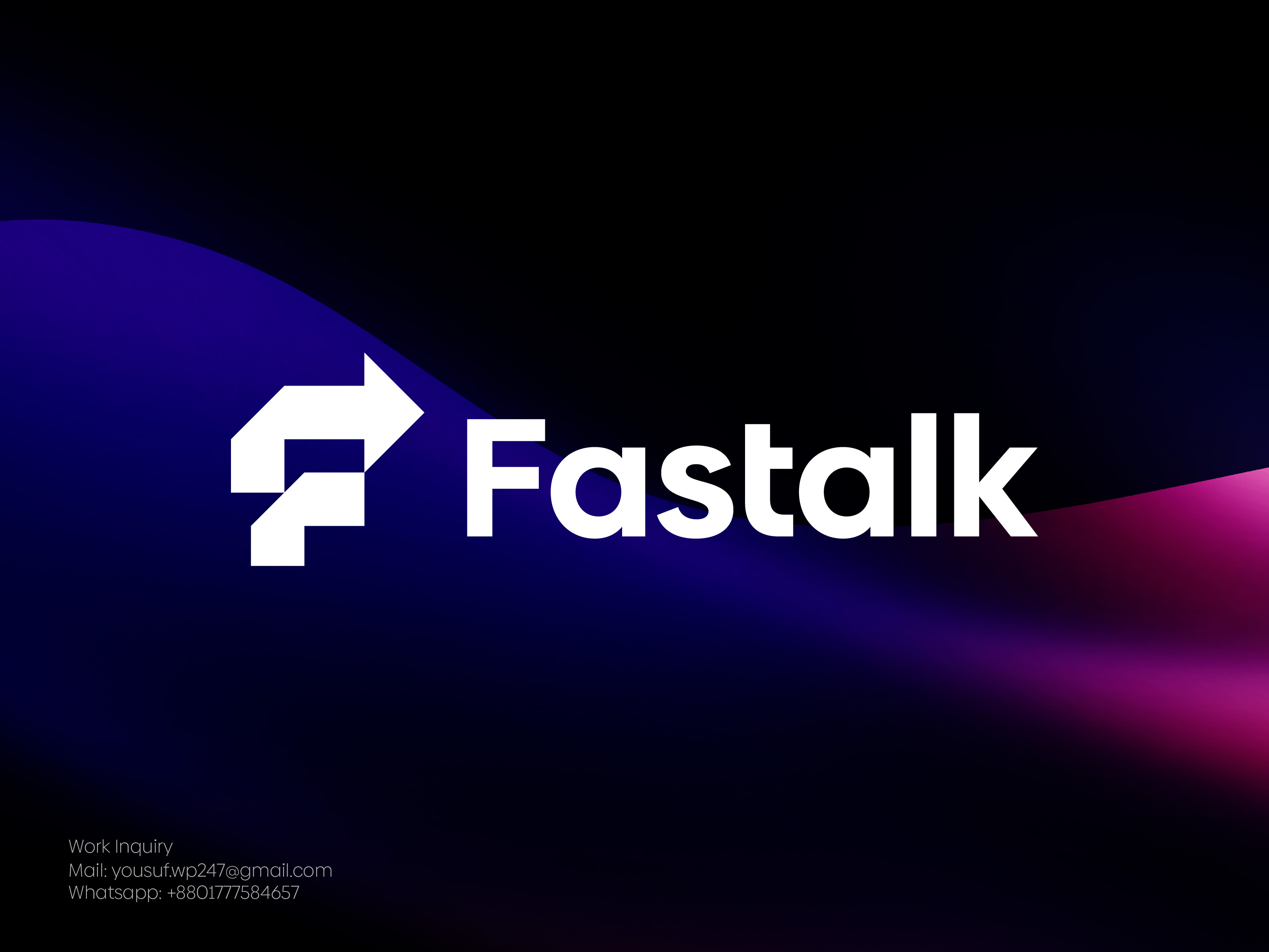 Fastalk Logo Design | Chatting app Logo Design by Sumon Yousuf for ...