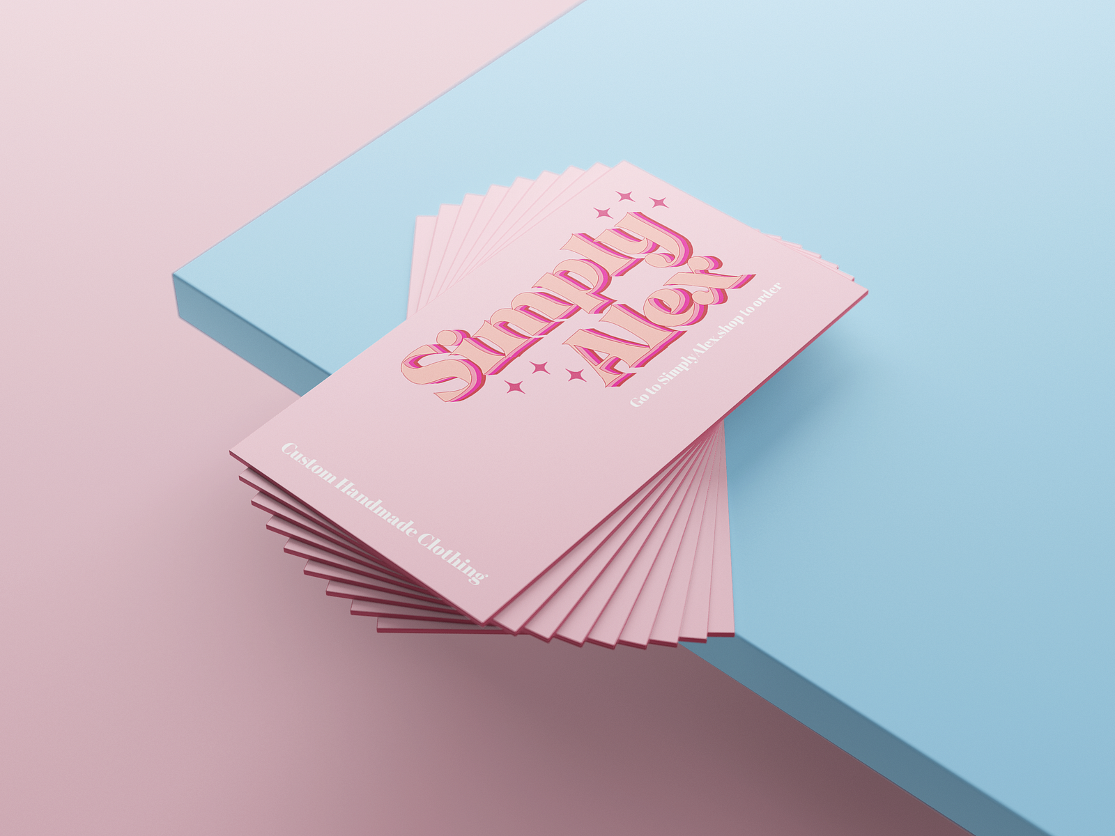 Simply Alex business cards by Vanessa Gaspard on Dribbble