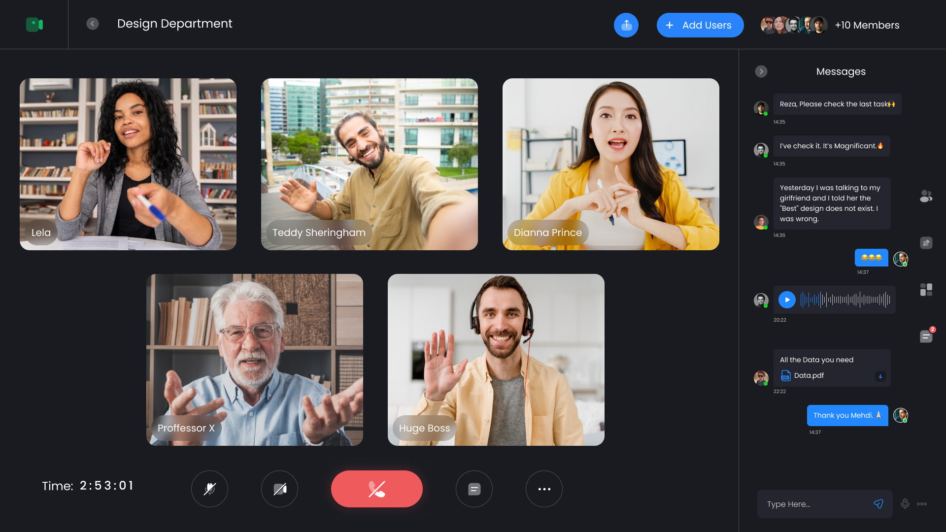 Video Call Platform by Ali Ghajari for Obtic™ on Dribbble