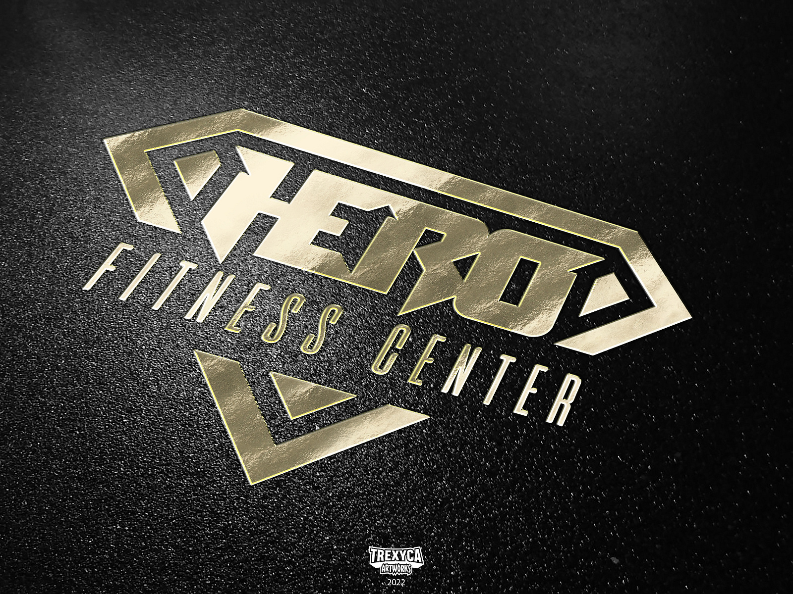 Hero Fitness Center (Golden) by Trexyca Artworks on Dribbble
