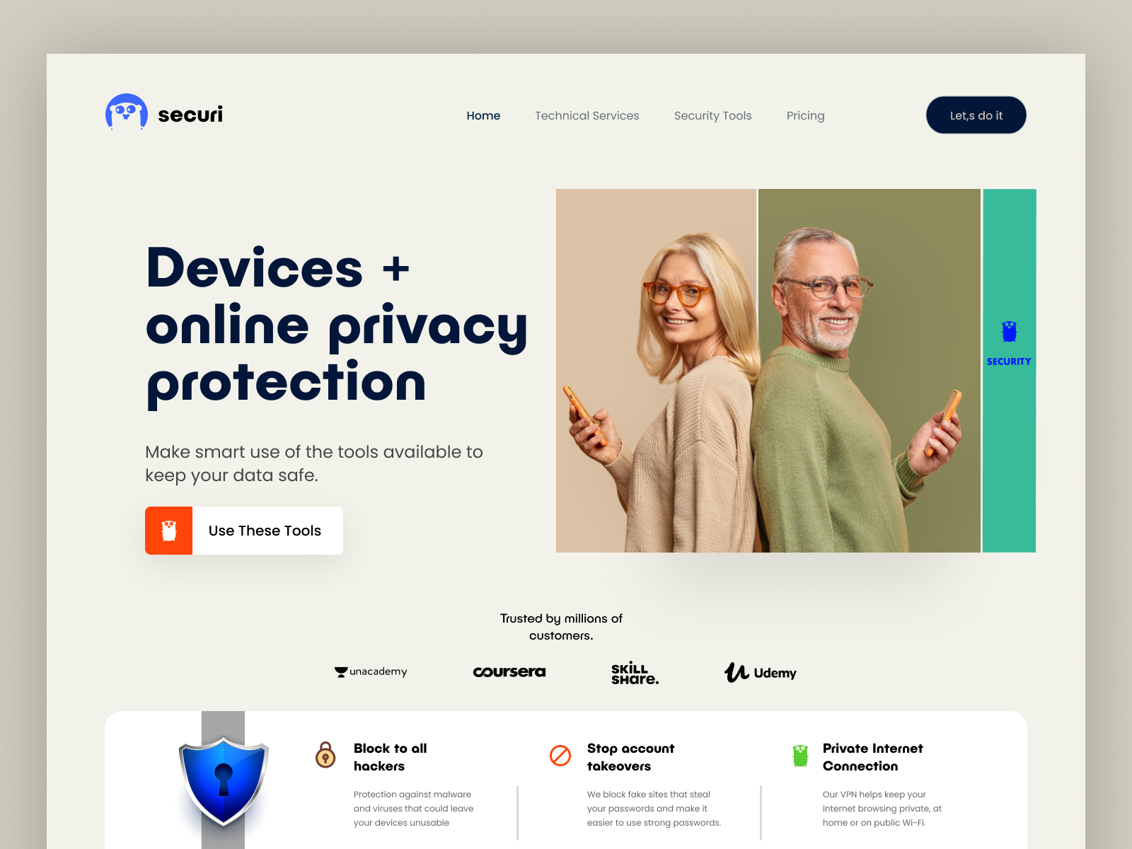 Cyber security web design by Masud Rana on Dribbble