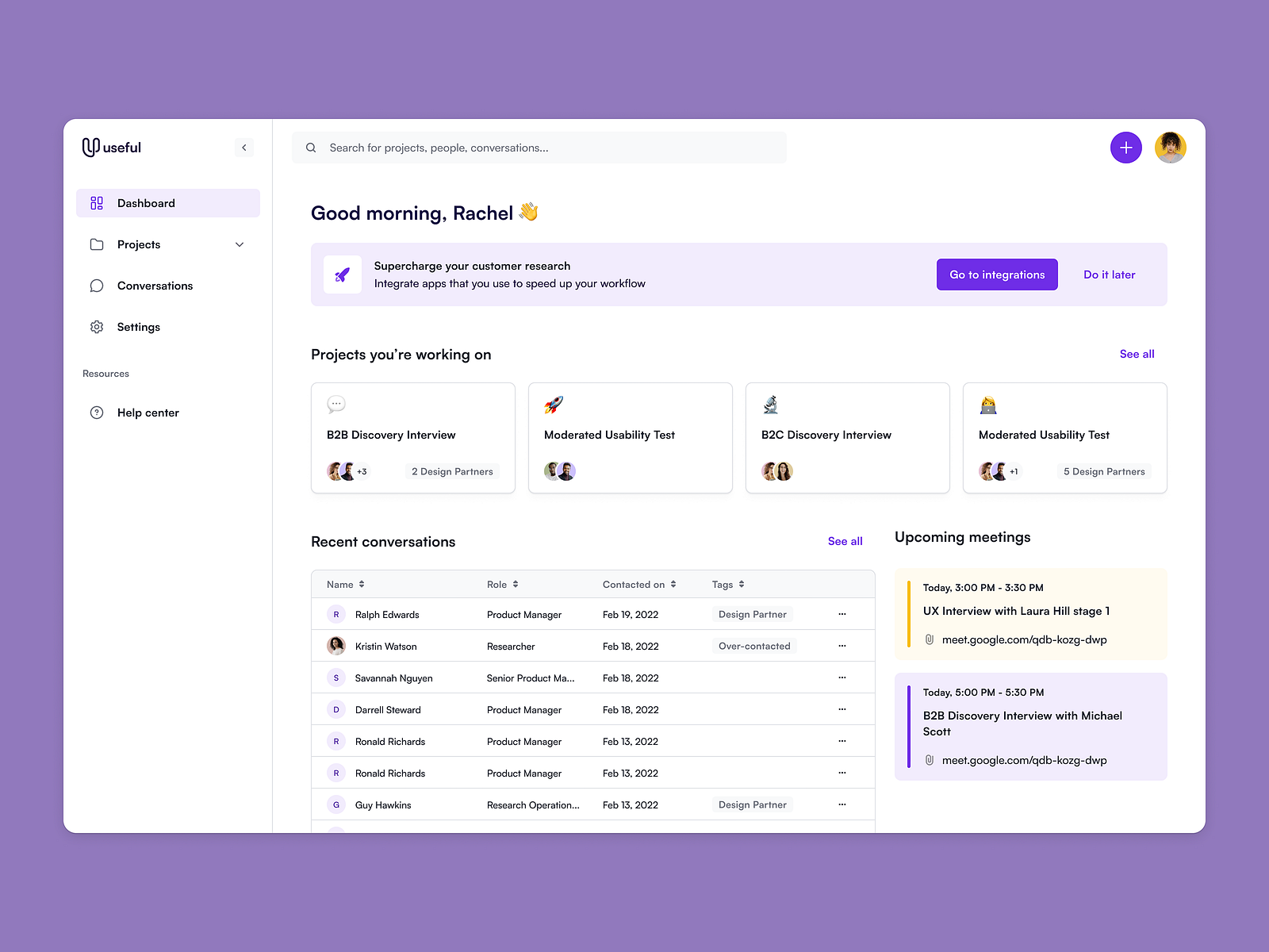 Useful - Dashboard by Paulina Jadeszko on Dribbble