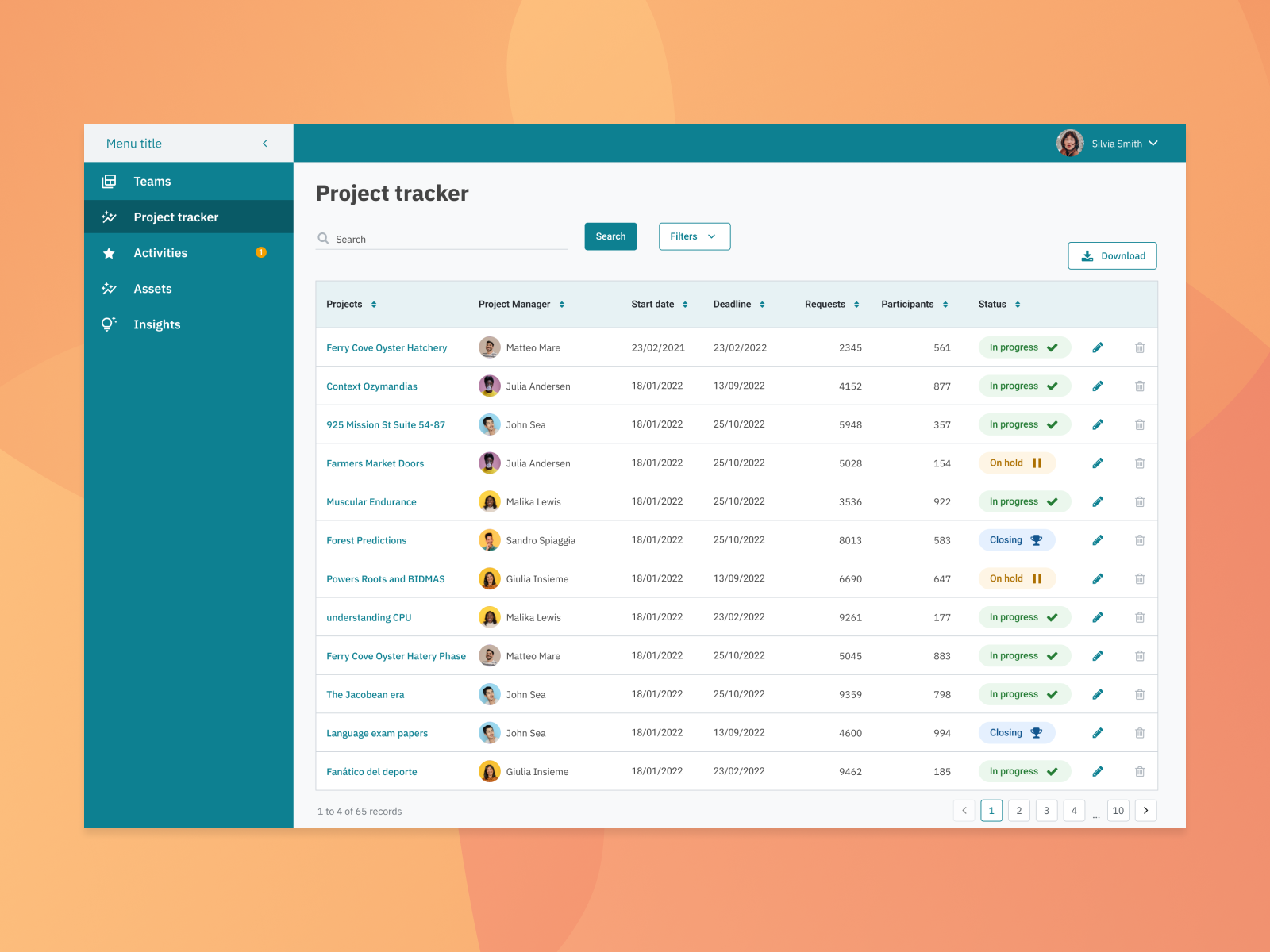 Advanced data grid by Helena Lozano for OutSystems on Dribbble Advanced data grid by Helena Lozano for OutSystems on Dribbble