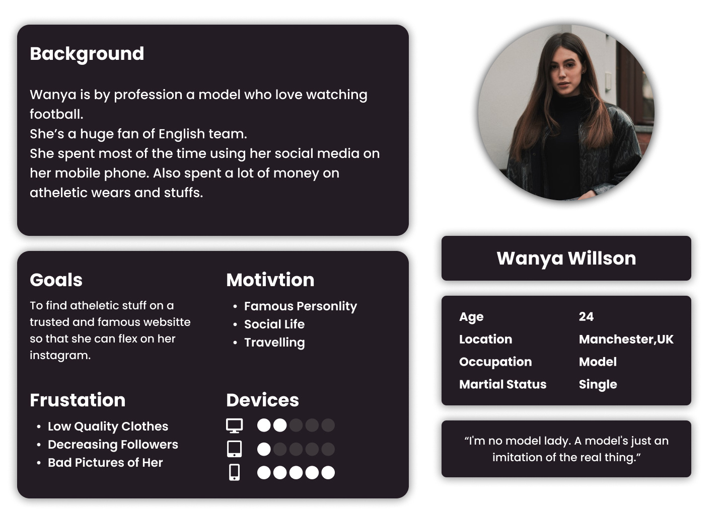 1692 - User Persona by Jas Brar on Dribbble