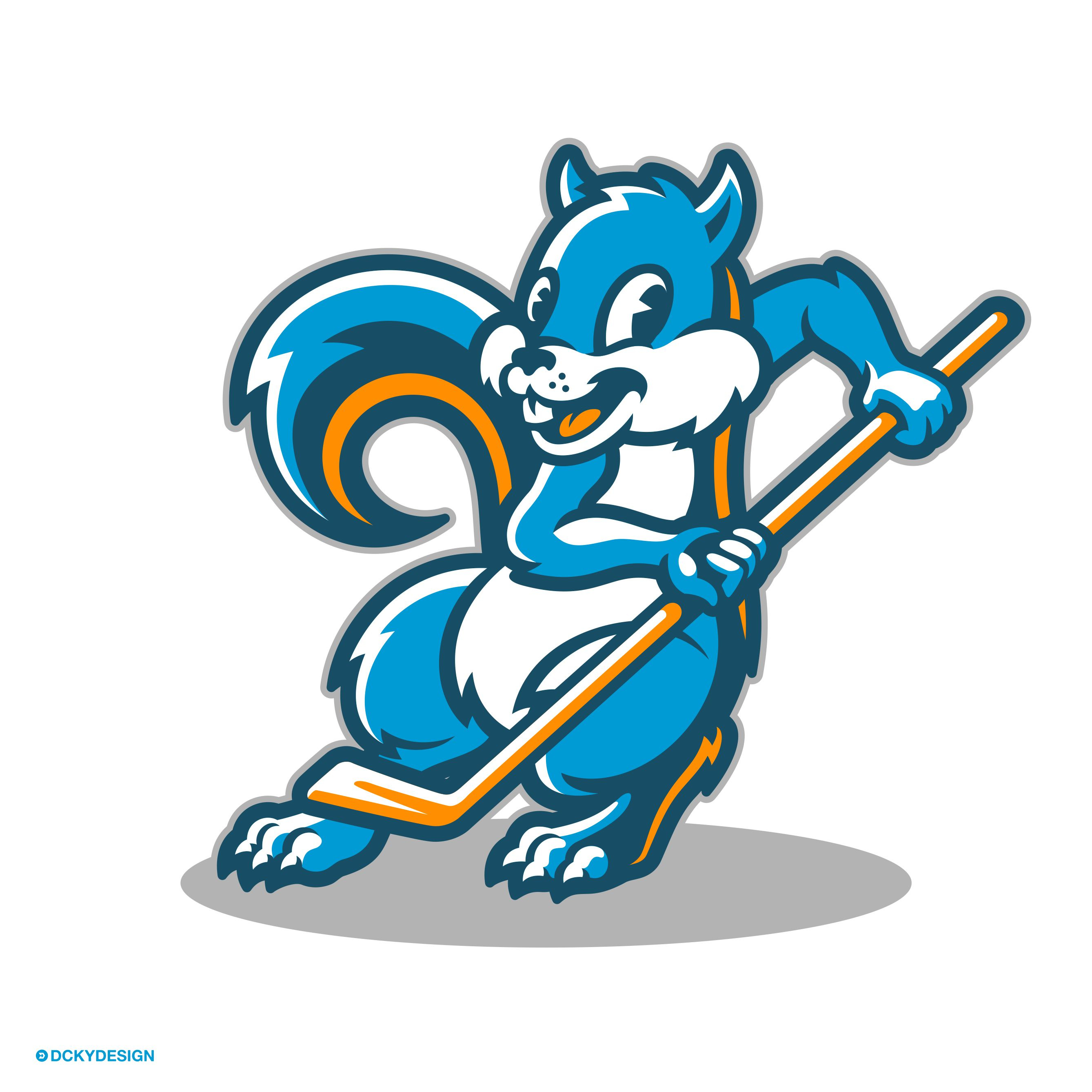 squirrel mascot by Dckydesign on Dribbble