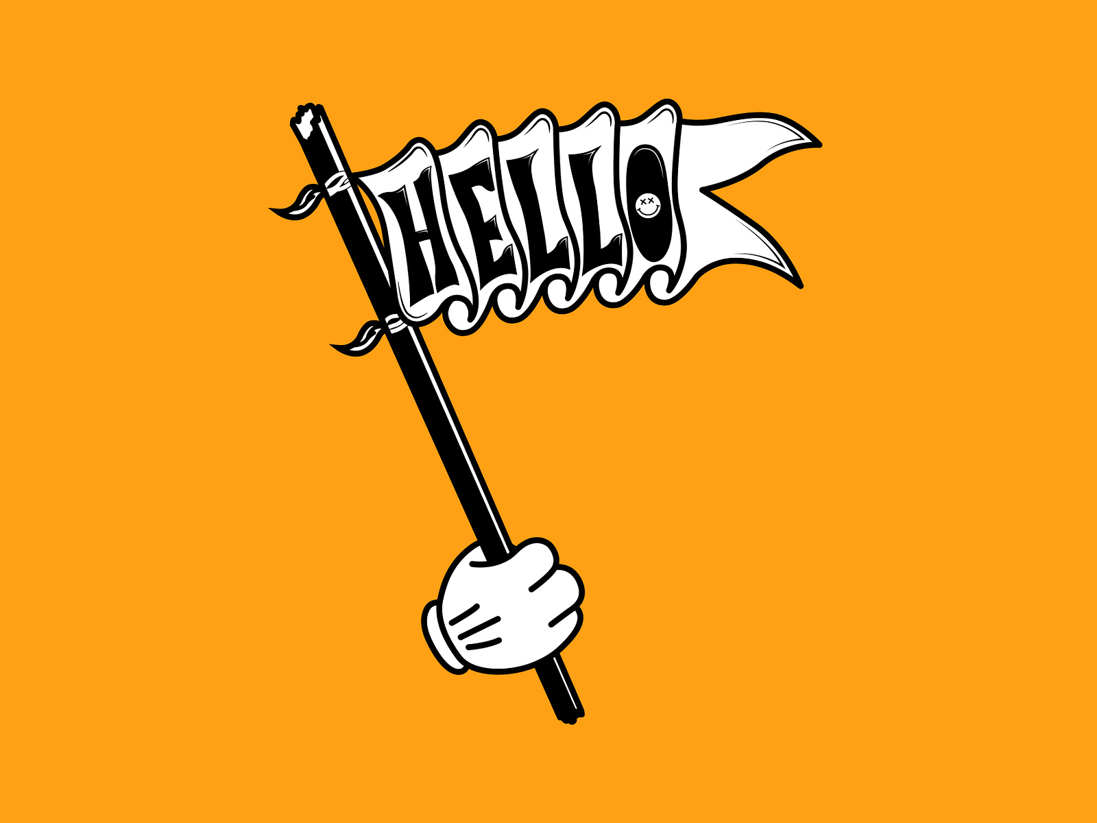 Hello Vector Illustration by Jacob Smith on Dribbble