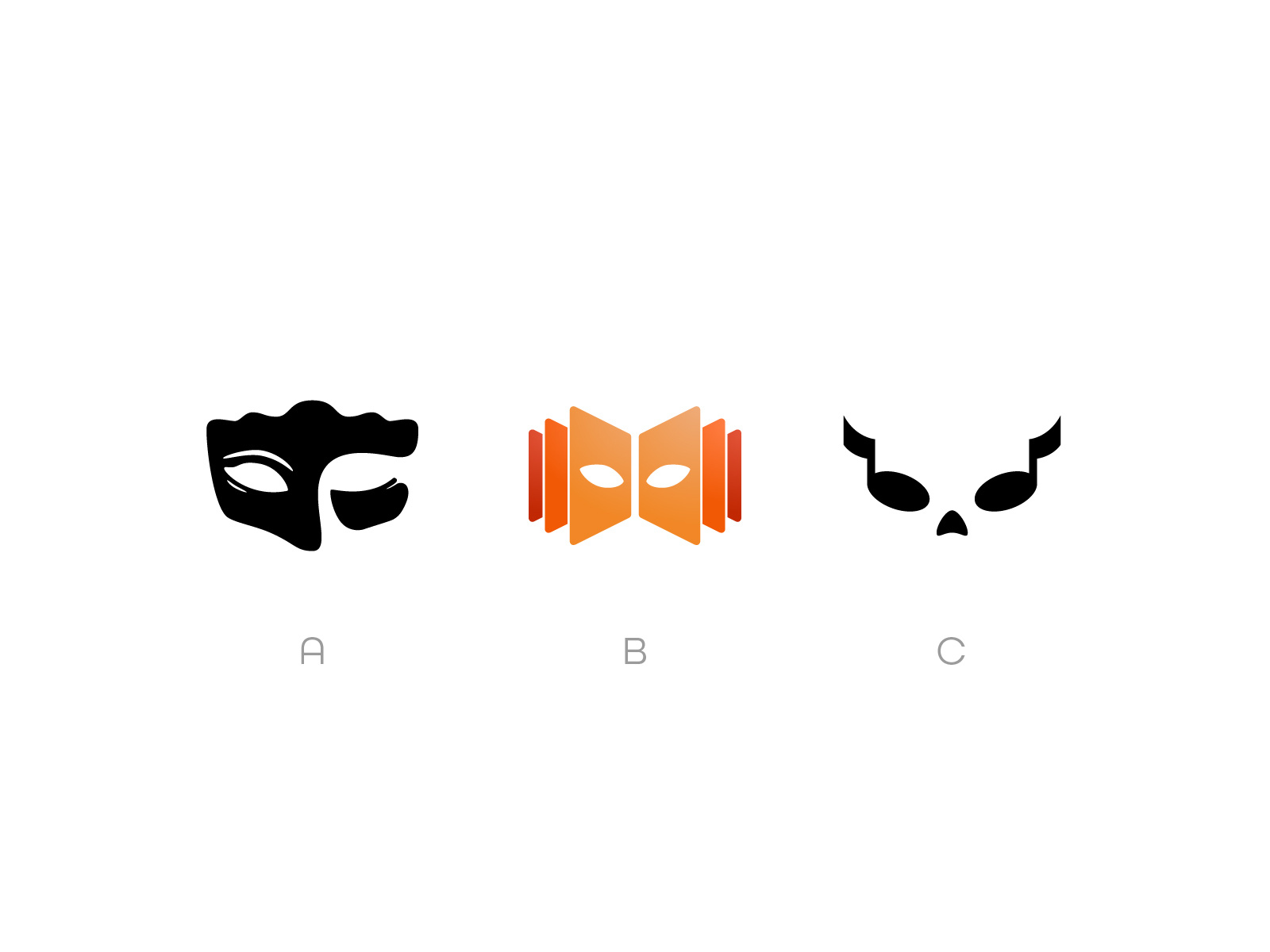 Mask logos (available for purchase) by Valsi Nats on Dribbble