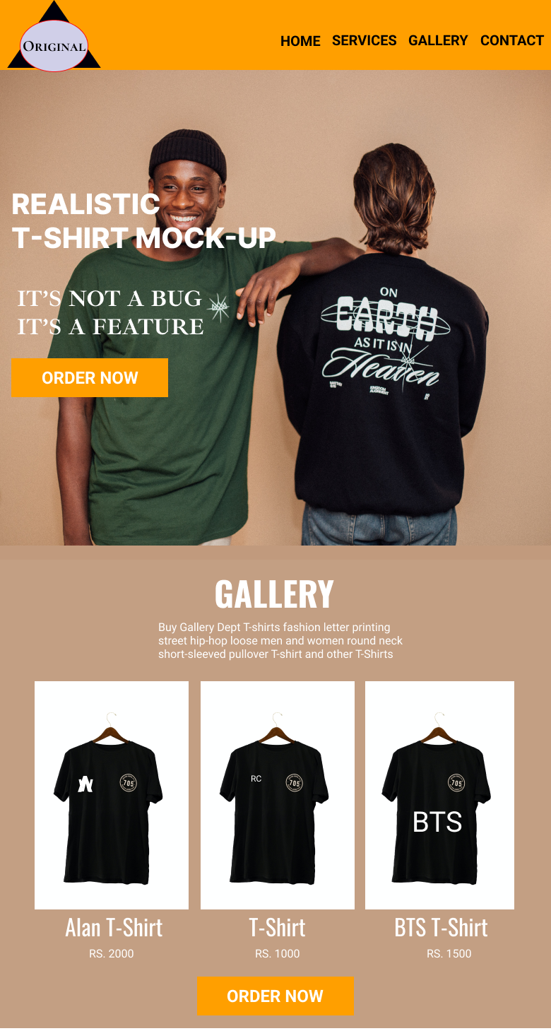 T-Shirt Ecommerce Website by MAHAD Web Designer on Dribbble