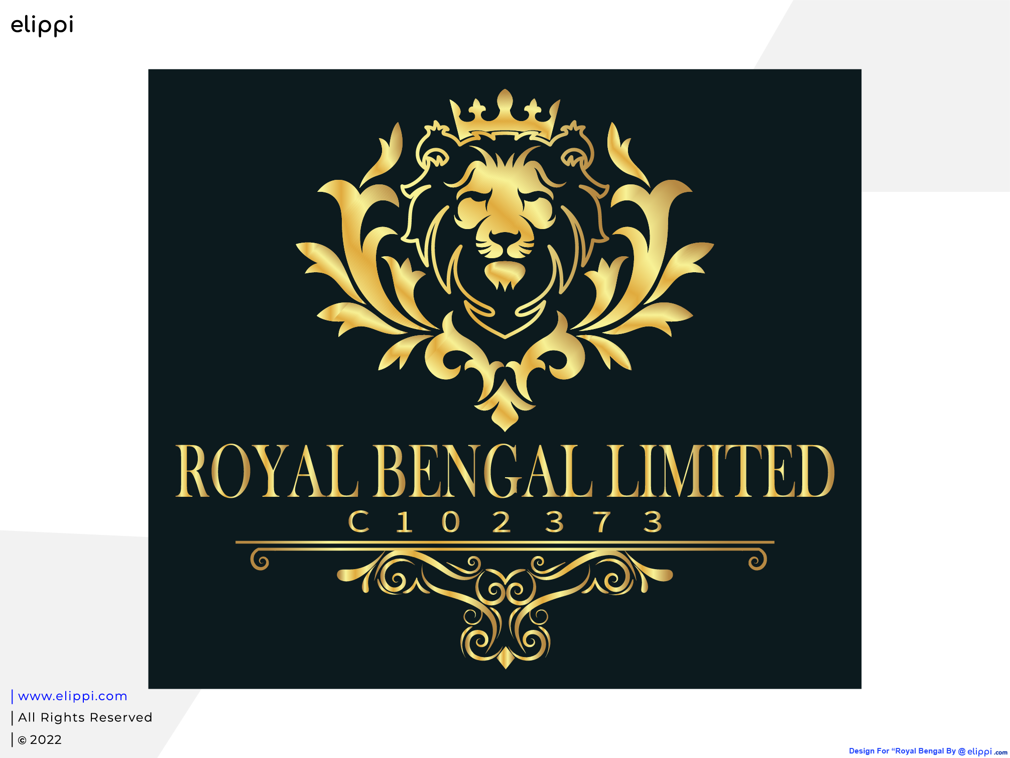 Royal Bengal Limited Logo Design For Client by Elippi on Dribbble
