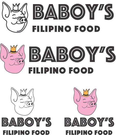 Baboy's Logo Design by Raquel Purganan on Dribbble