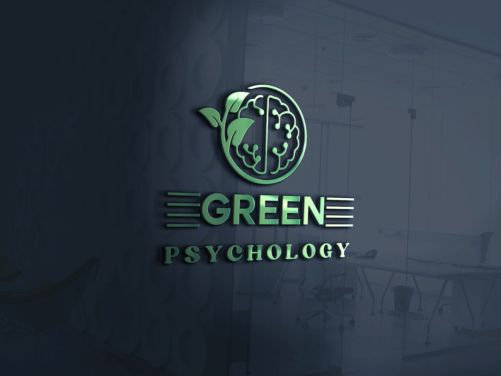 Green psychology logo by Tangina Khanam on Dribbble