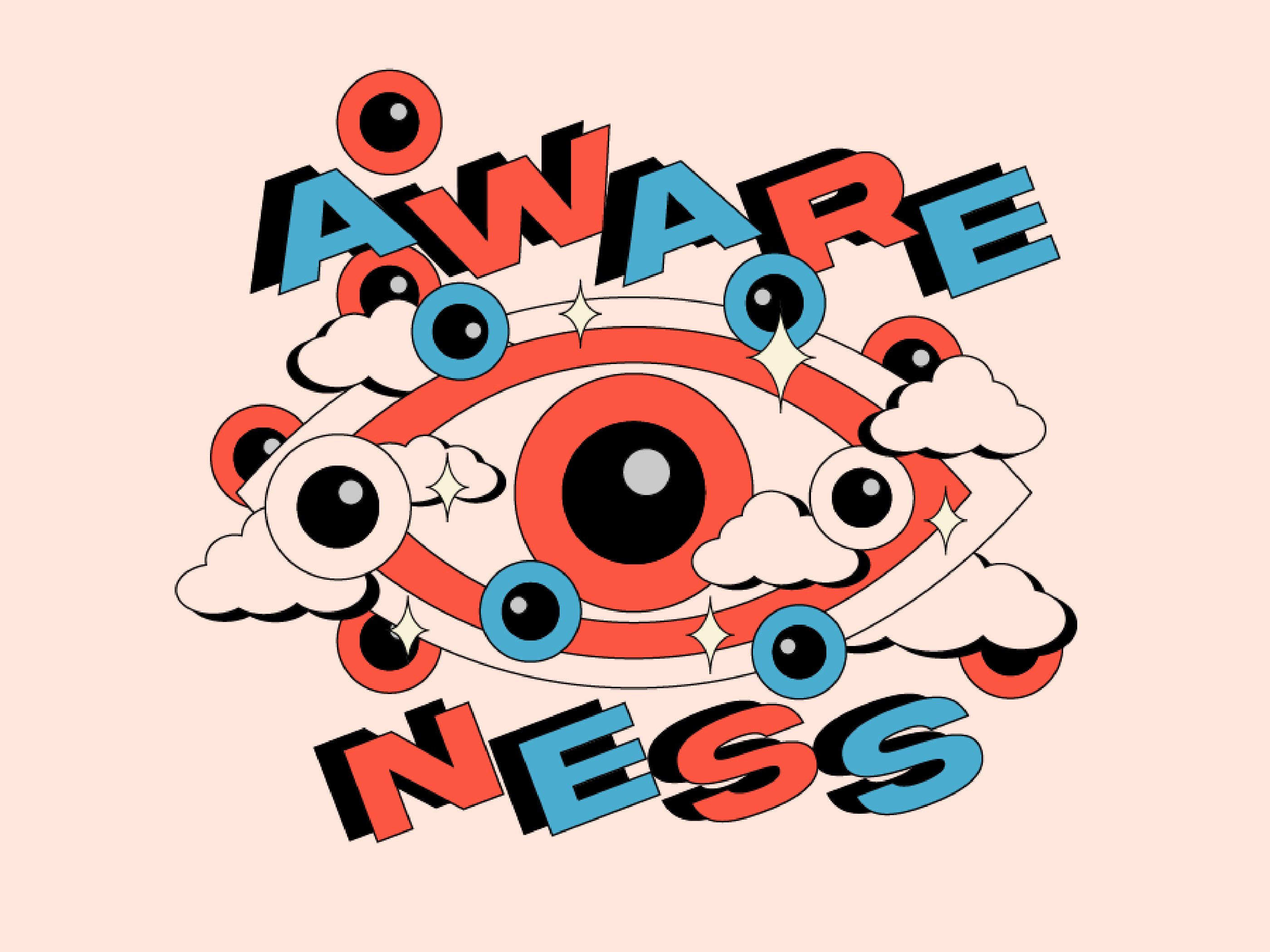 Illustrations For ROOP festival by Masha Viberg on Dribbble