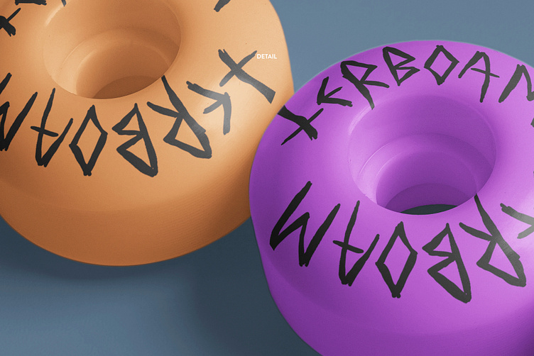 Realistic Skateboard Wheels Mockup by Uncentrifuged Pressure on Dribbble