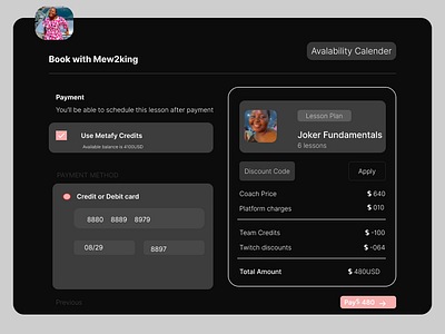 Credit Card Challenge by Esther Ojetunde on Dribbble