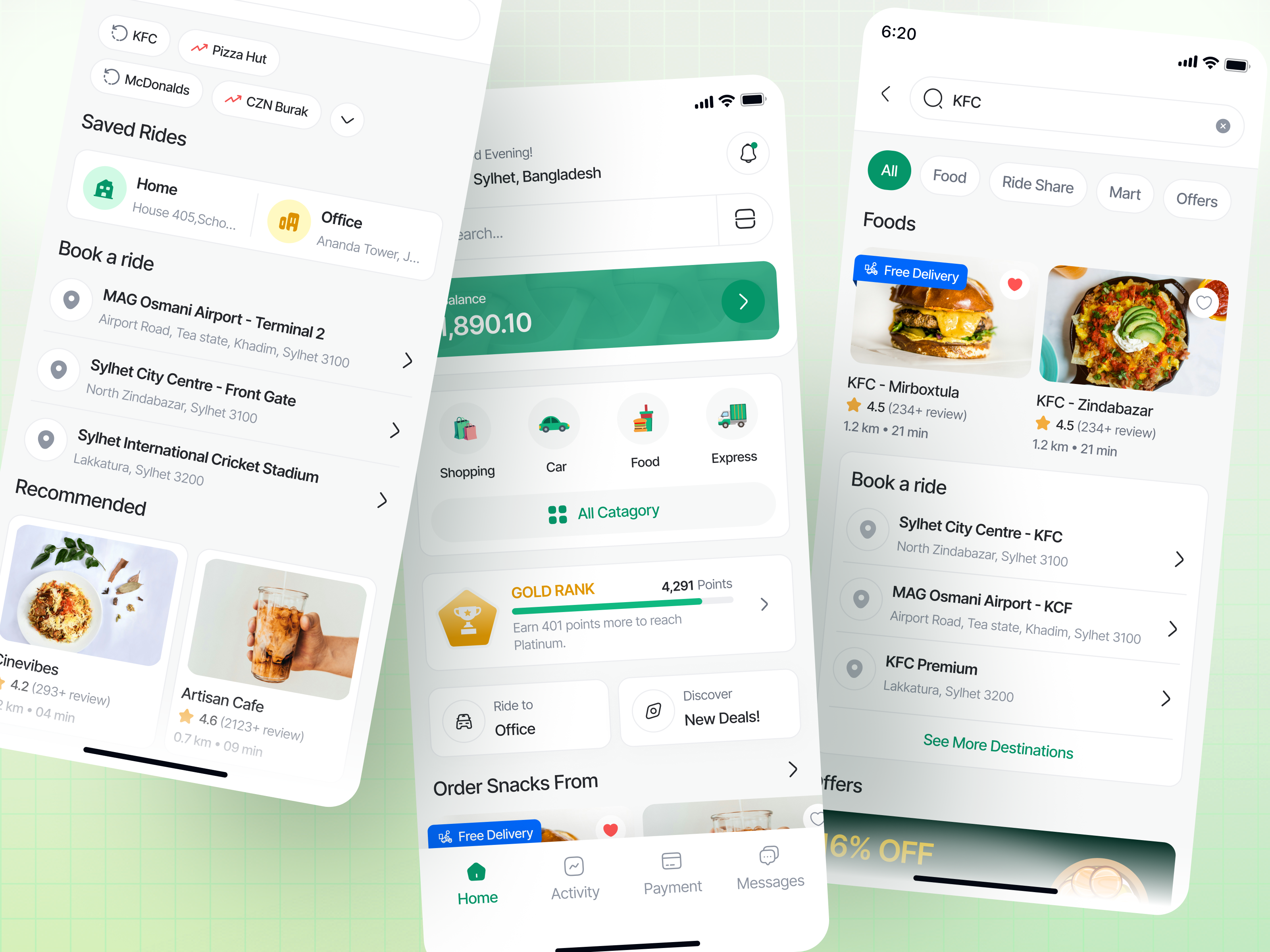 Multiservice Mobile App - Home Screen by Filllo - SaaS Design Agency on ...
