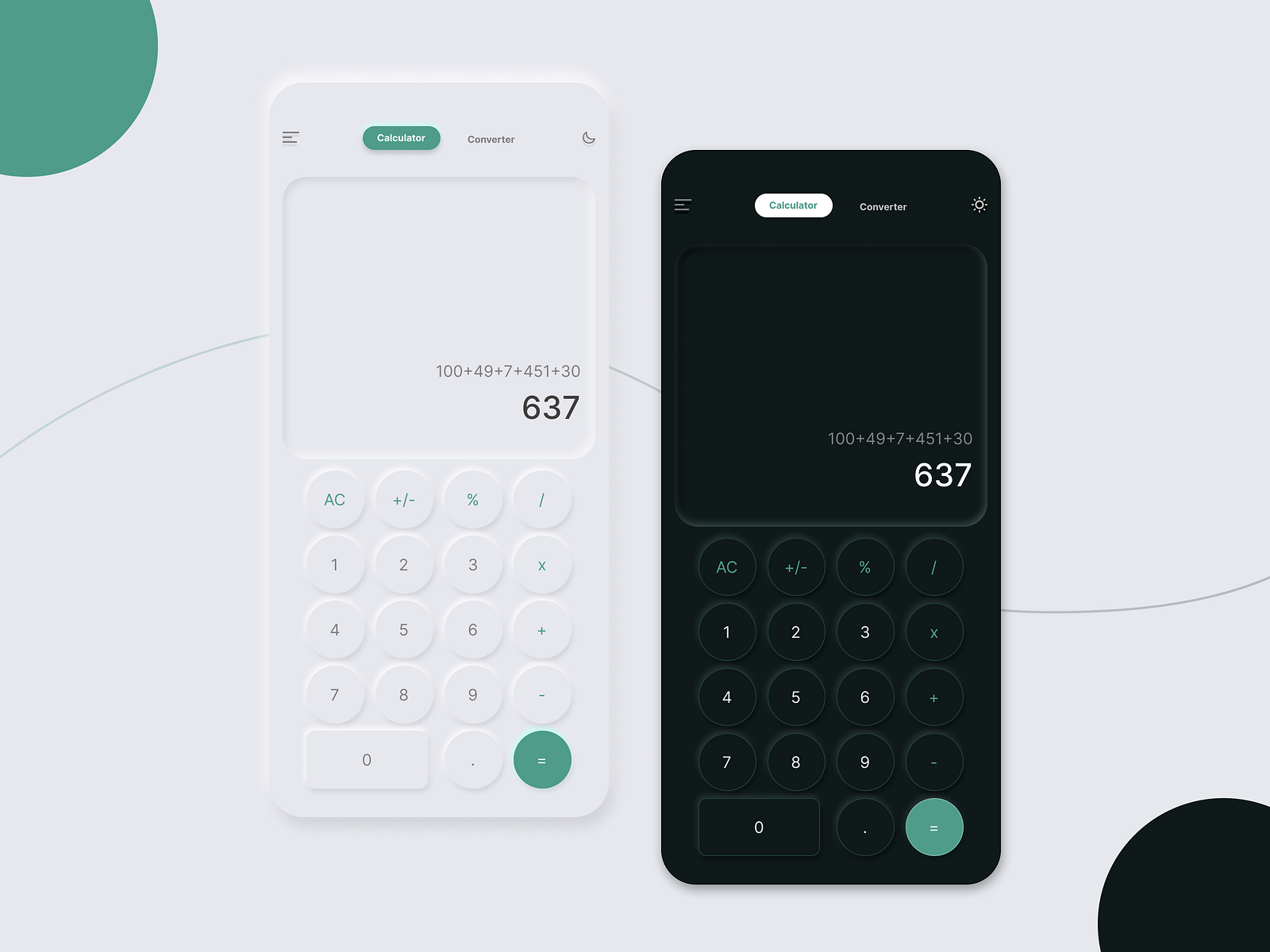 Calculator Neumorphism Design by Rajat Bire on Dribbble