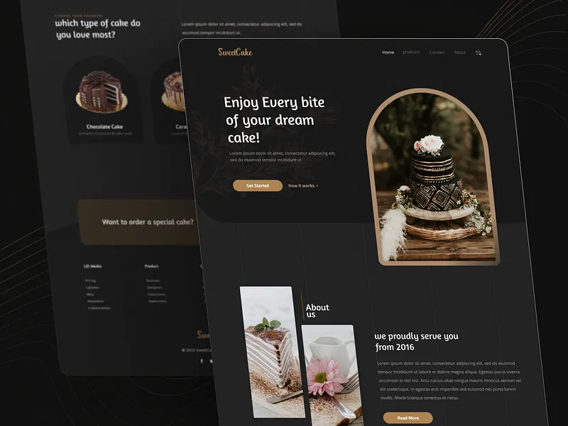 Cake Website designs, themes, templates and downloadable graphic ...