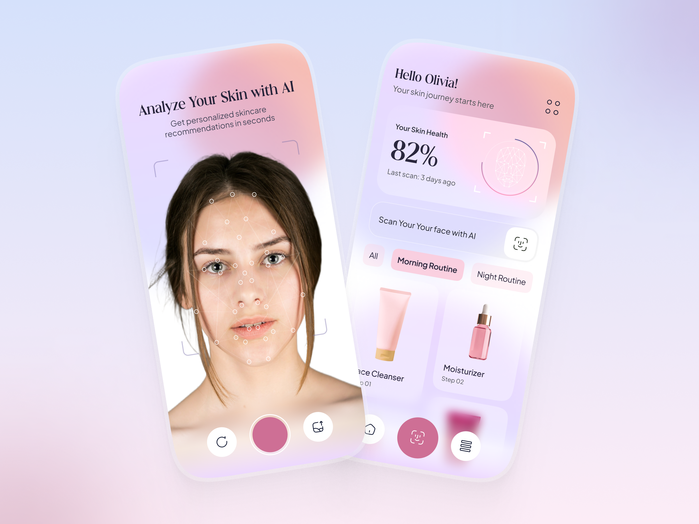 Skin Care AI App Design by Atiqur Rahaman 🚀 for Design Monks LLC on ...