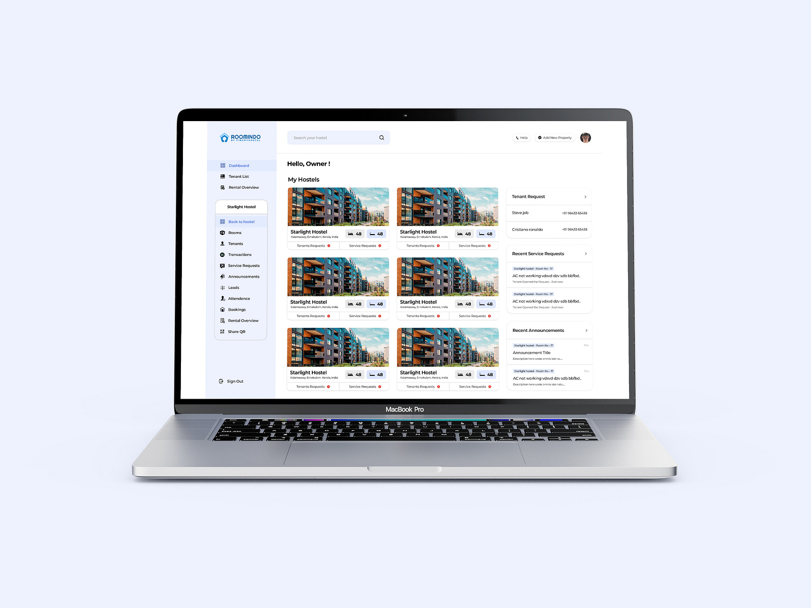 Property Management Application For Property Owners - UI Design by ...