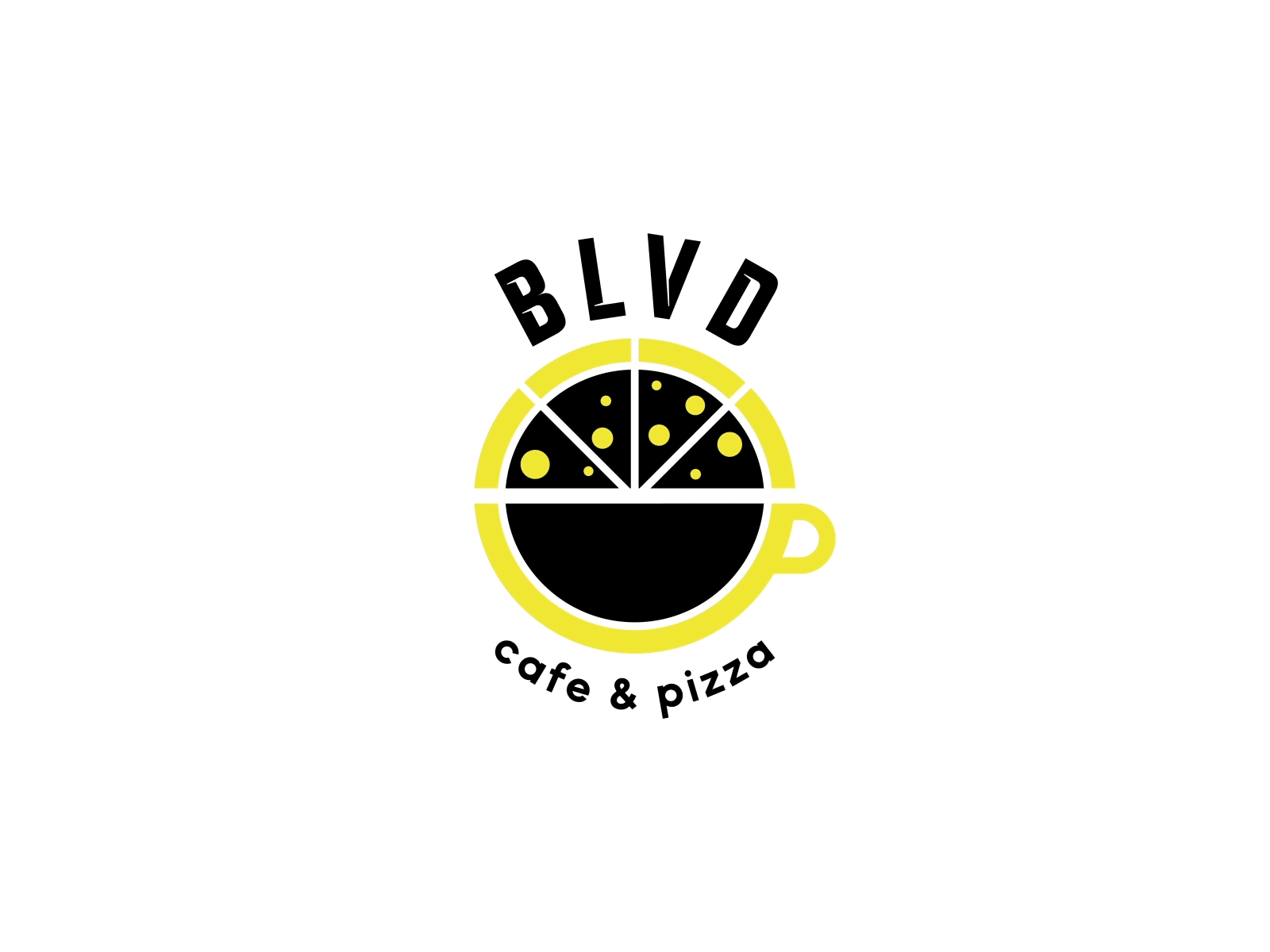 BLVD Cafe and Pizza Brand Identity by Oyinlola Kayode on Dribbble