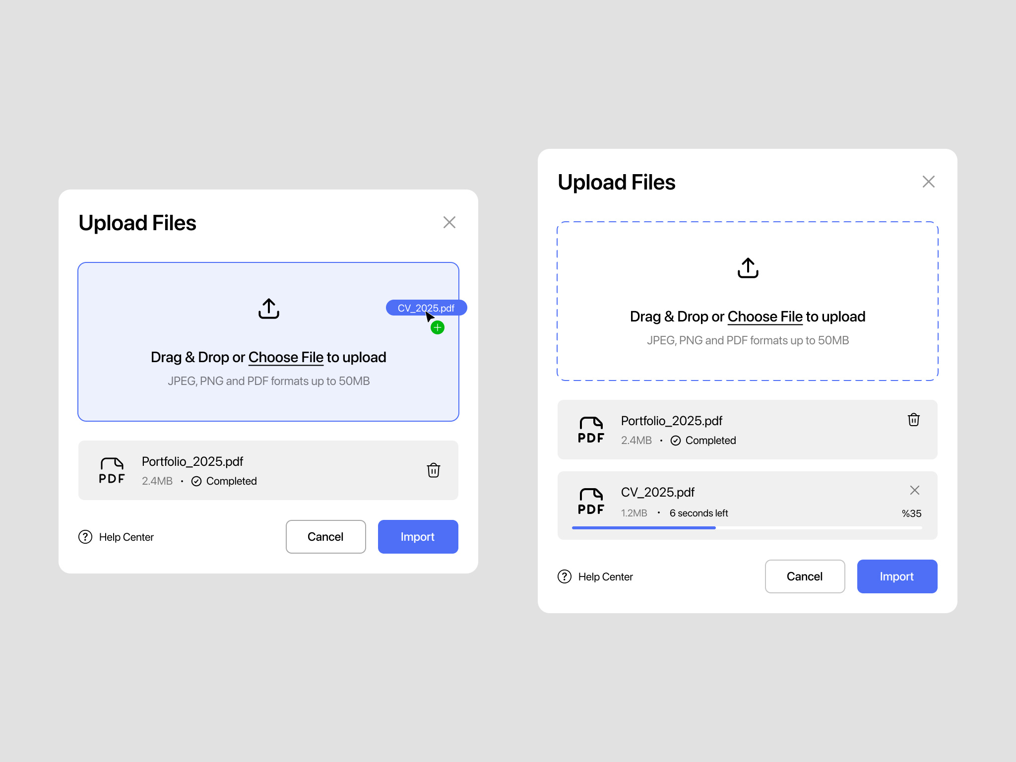 Upload Files by Berna İrem Ay on Dribbble