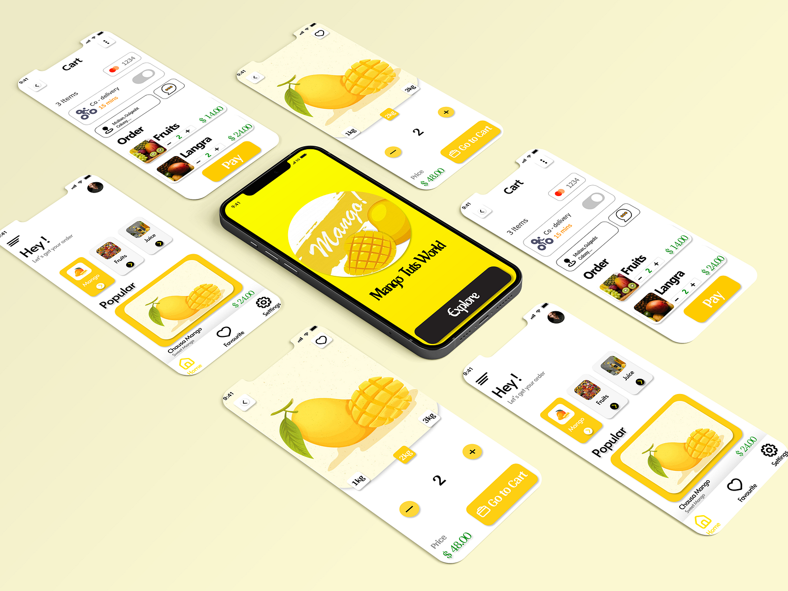 Mango E Commerce App by Yousaf Ayub on Dribbble