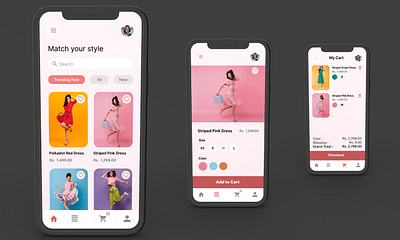 Fashion Store UI Design designs, themes, templates and downloadable ...