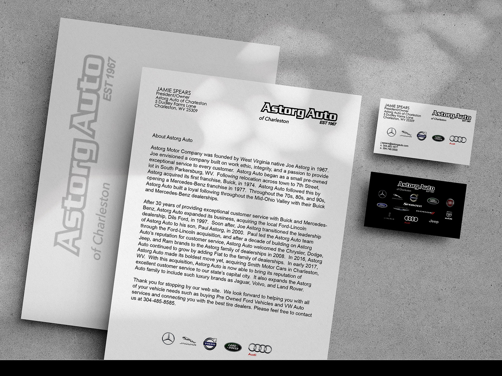 Astorg Auto Letterhead Promo by Telitha on Dribbble