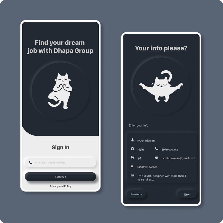 Neumorphic Signin screen by Uchit Chakma on Dribbble