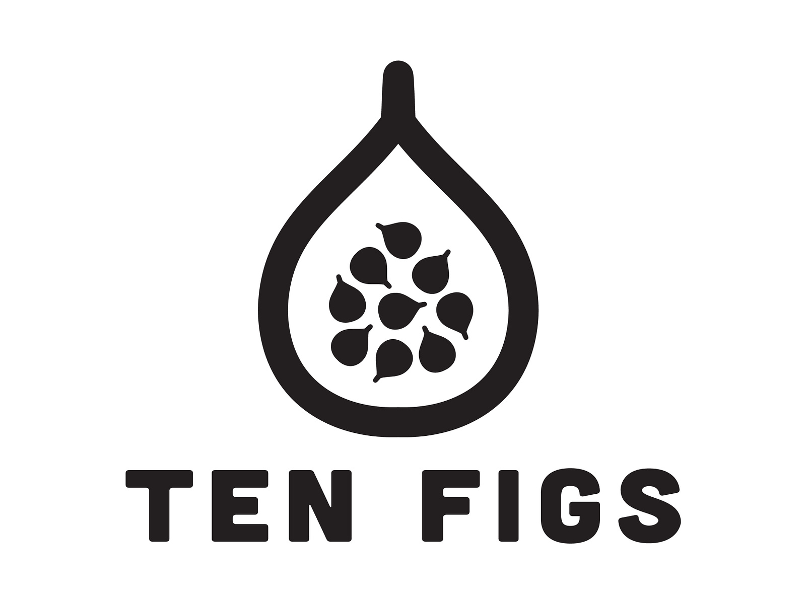 Ten Figs Logo by Julia Boisvert on Dribbble