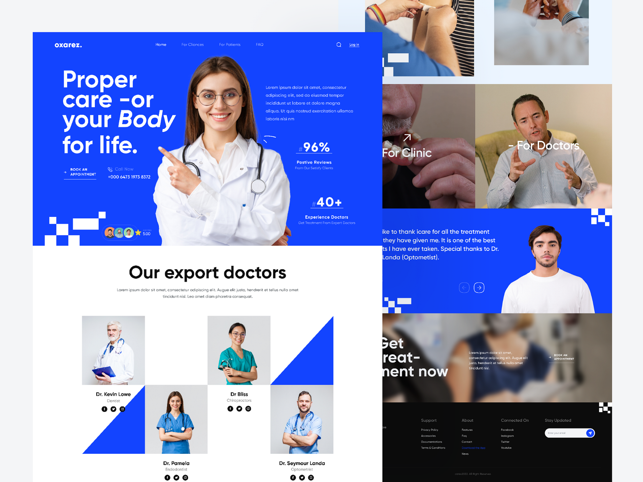 Healthcare Website design by Emon🌟 on Dribbble