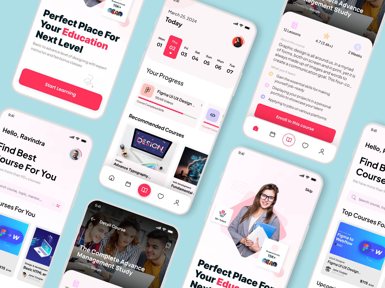 EduQuest – Education LMS Mobile app Ui Design by Jarviz Lab || UI/UX ...