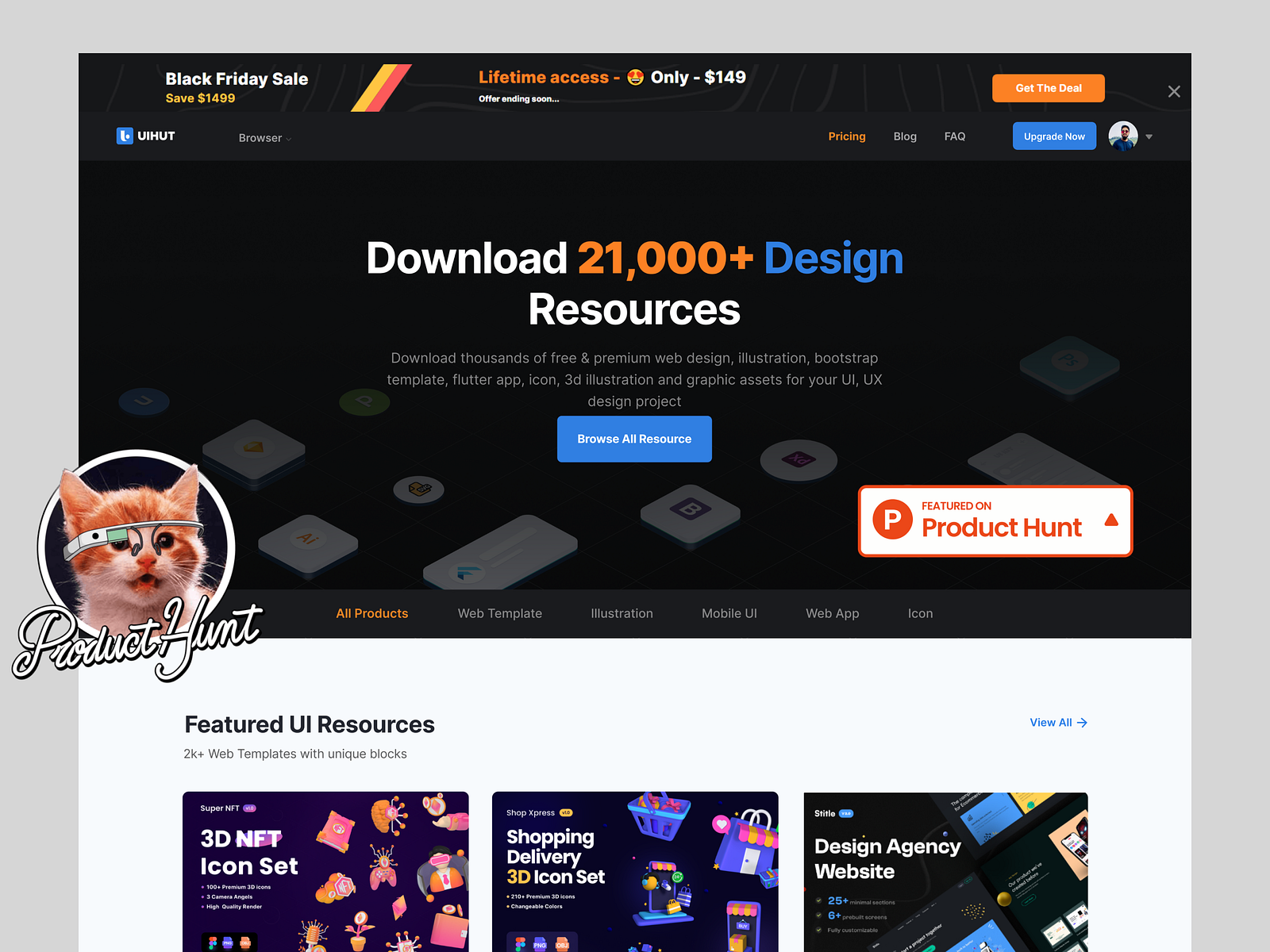 UIHUT - Figma Plugin_Live on Product Hunt🎈🎉 by M. Rahman for UIHUT - UI ...