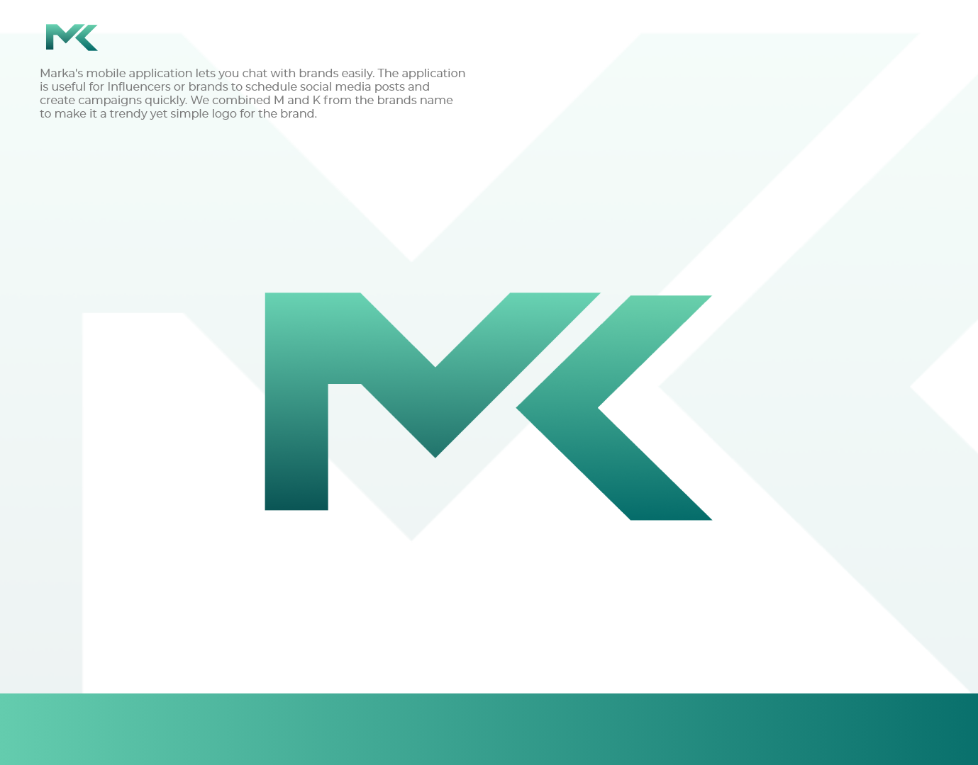 Logo | Marka Mobile Application by 360 App Services Inc. on Dribbble