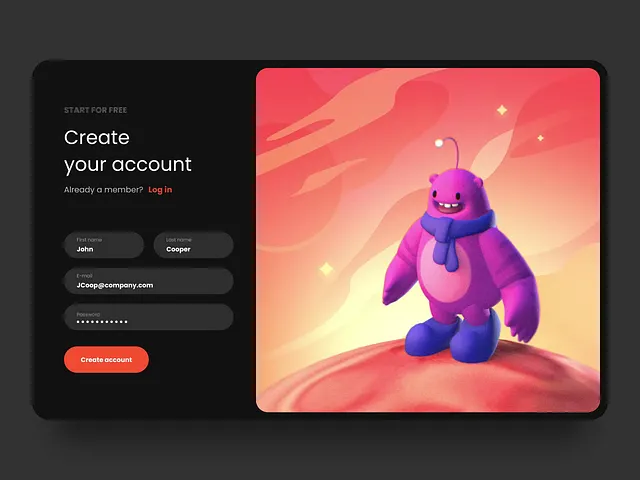 Registration Form designs, themes, templates and downloadable graphic ...