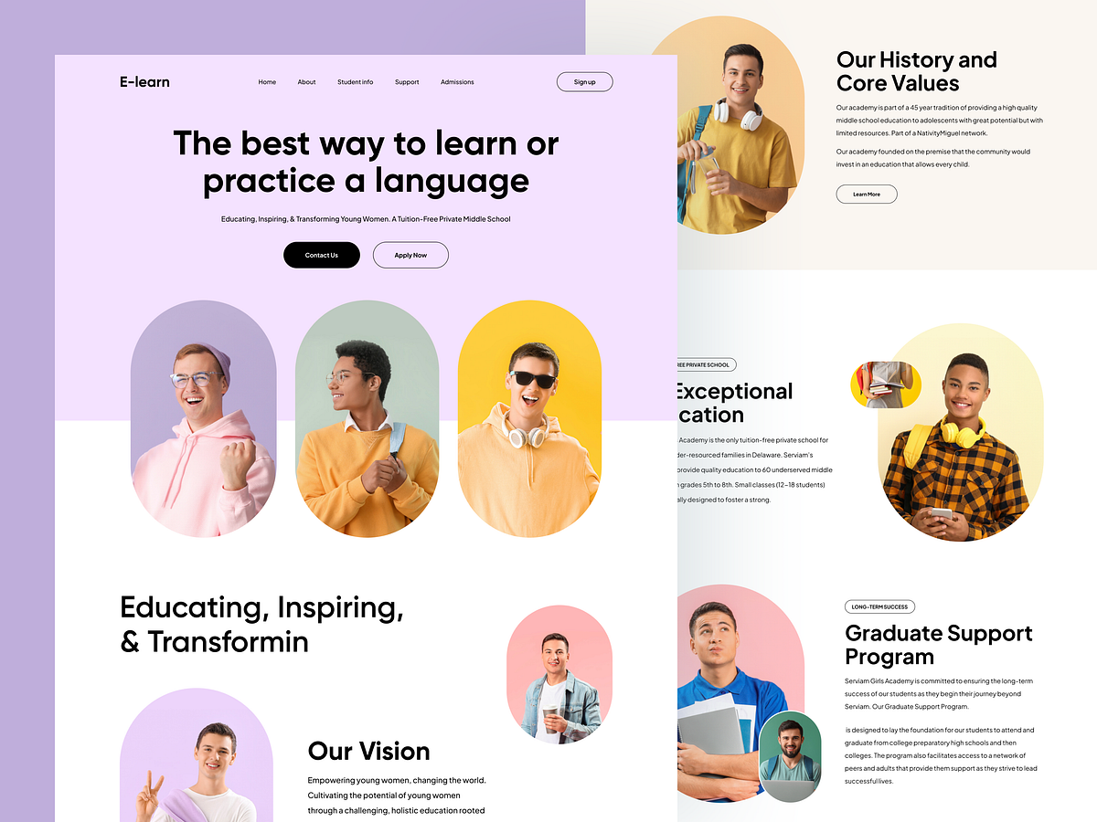 Mobile App: Language Learning by Sajon for Orix Creative on Dribbble