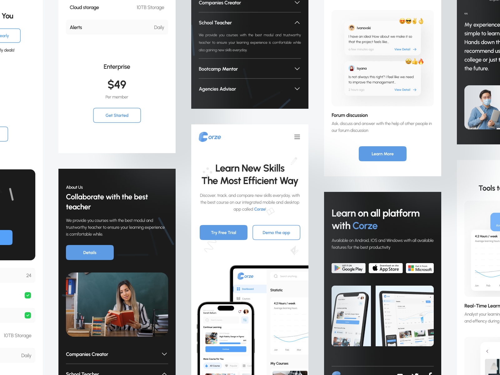 Corze - Responsive Website Landing Page by Fadhil Tsalatsa for ... Corze - Responsive Website Landing Page by Fadhil Tsalatsa for ...
