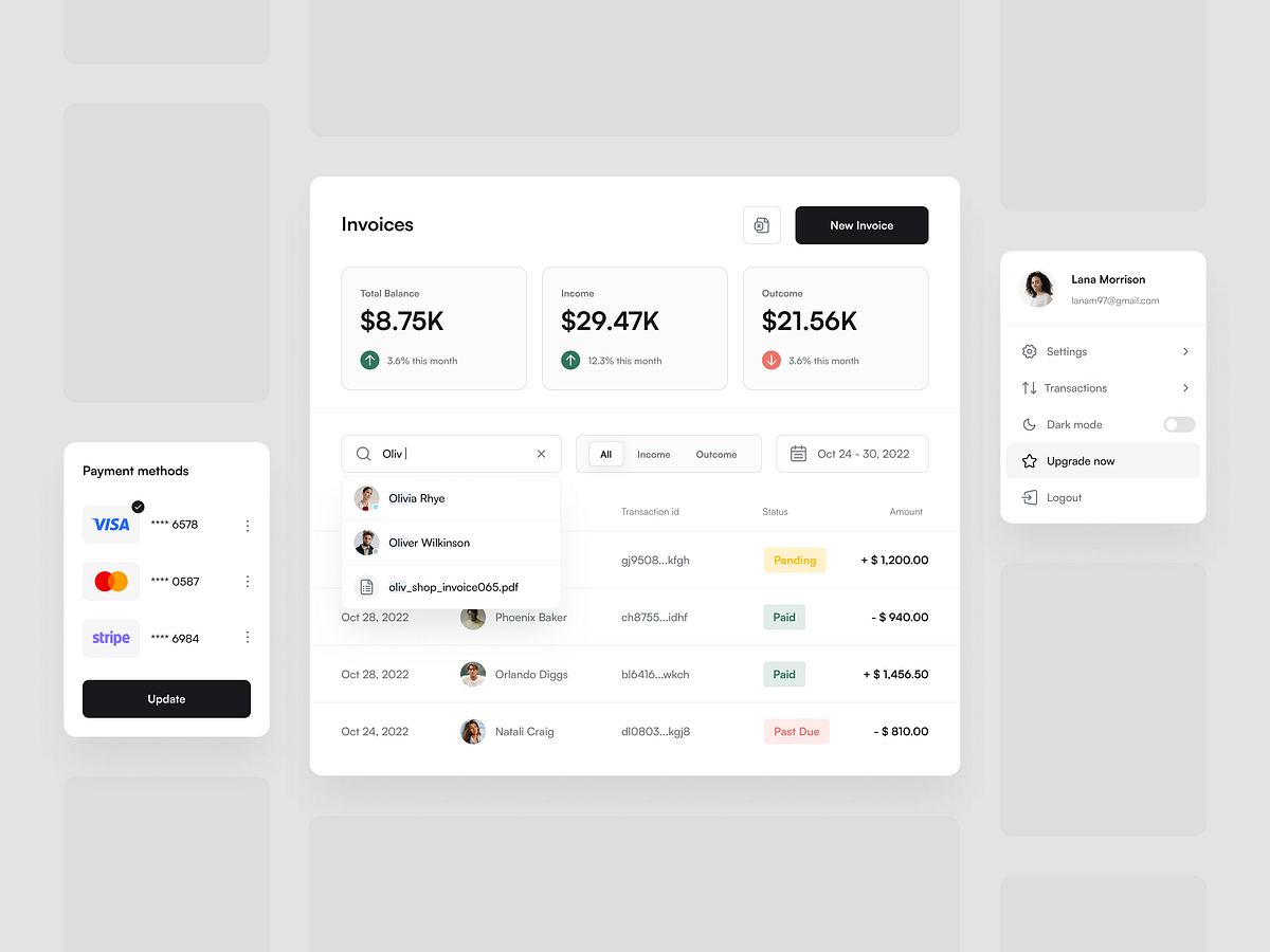 Sidebar details - UI/UX design by Outcrowd on Dribbble Sidebar details - UI/UX design by Outcrowd on Dribbble