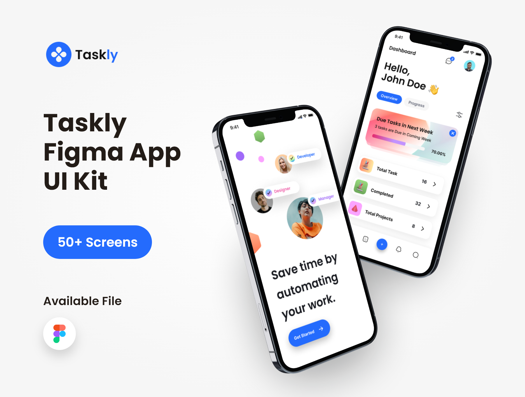 Taskly Productivity App UI Design by Usman on Dribbble