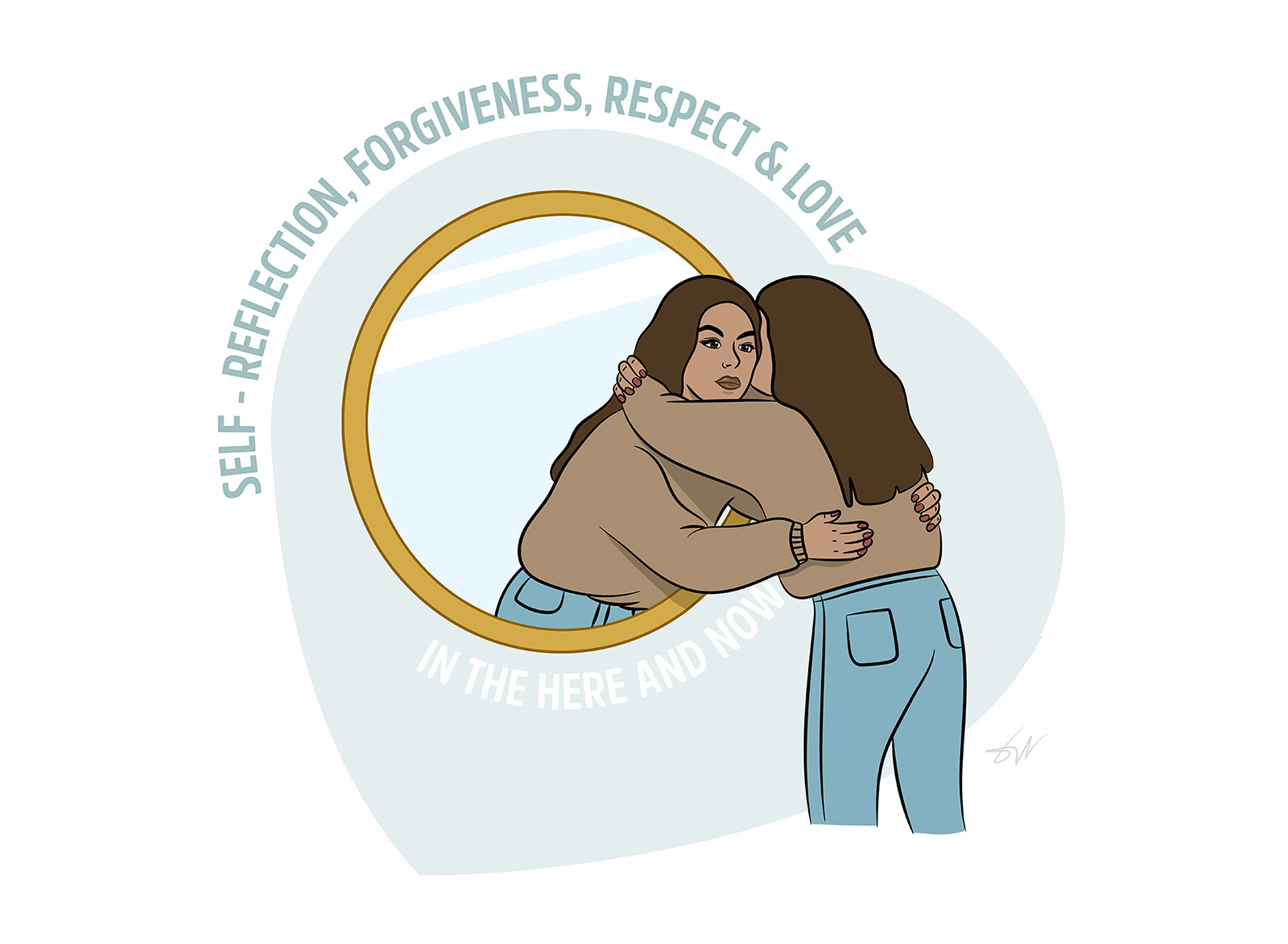 Self - reflection, forgiveness, respect & love by The Visual Villain on ...