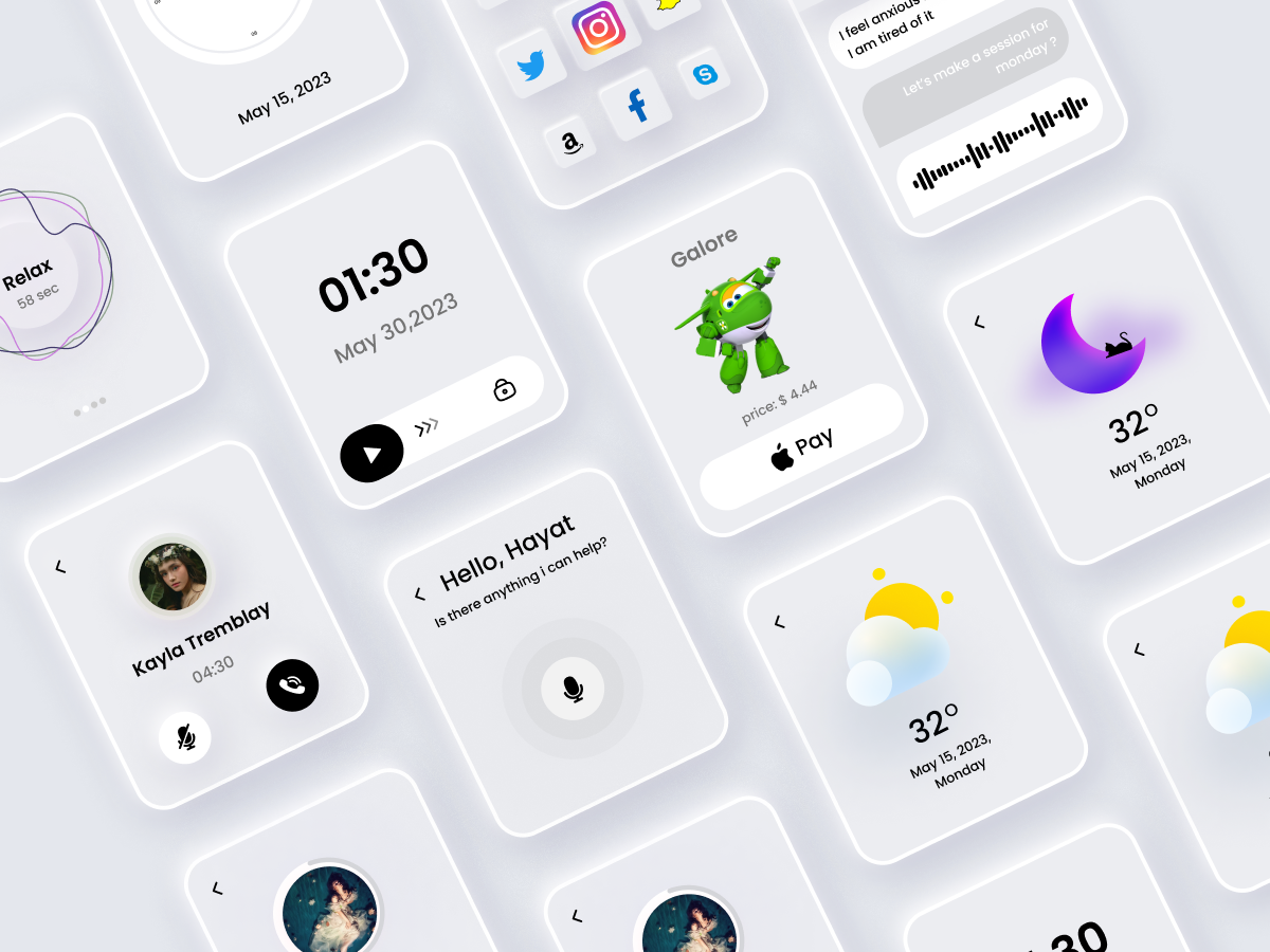 Widgets by Smit on Dribbble