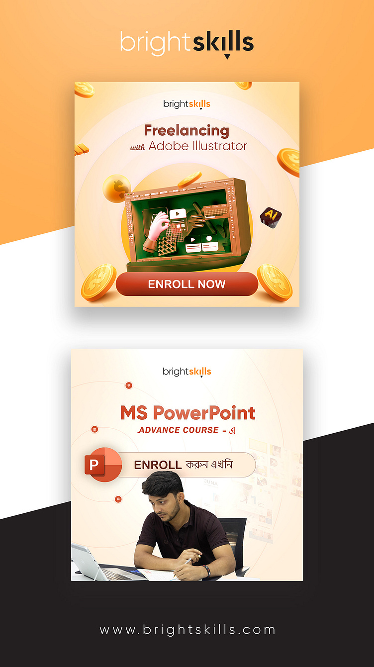 Freelancing with Adobe Illustrator Banner Design by Sayem Ahmed on Dribbble