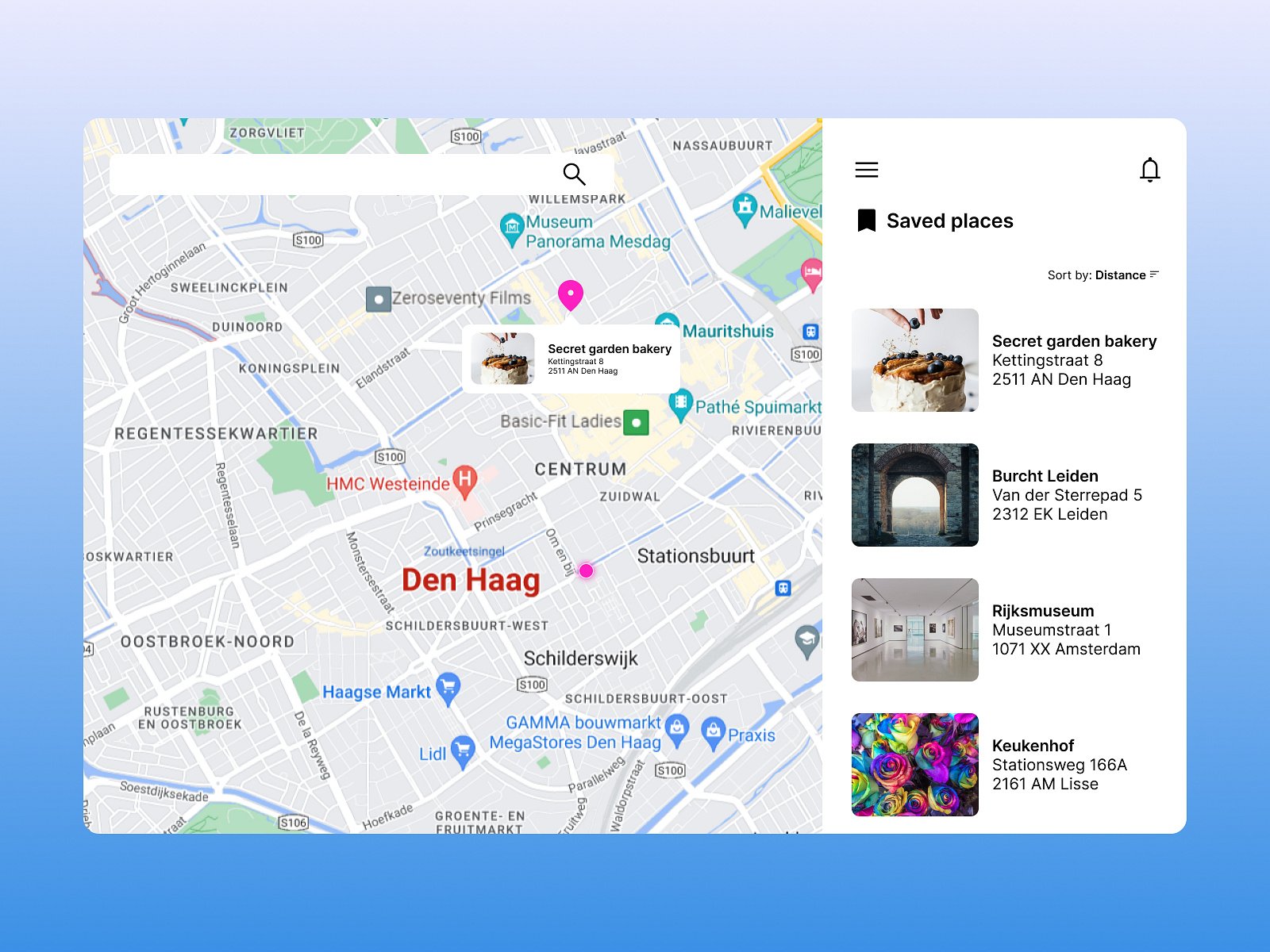 Map hint | Daily UI 029 by Naomi van Gessel on Dribbble