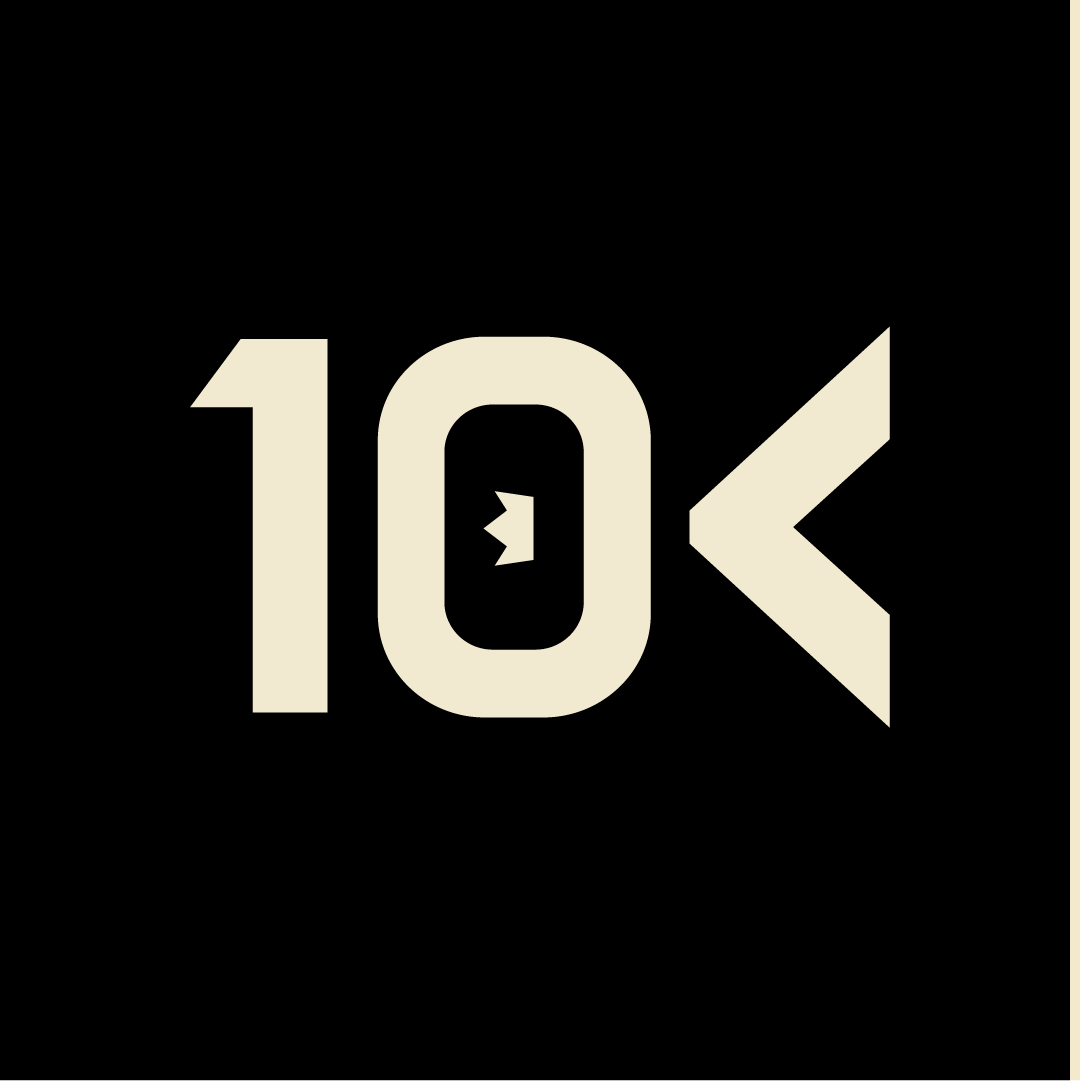 10k logo design by Upscale media on Dribbble