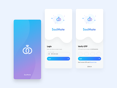 Soulmate | Matrimony App by Rahul Nandanan on Dribbble