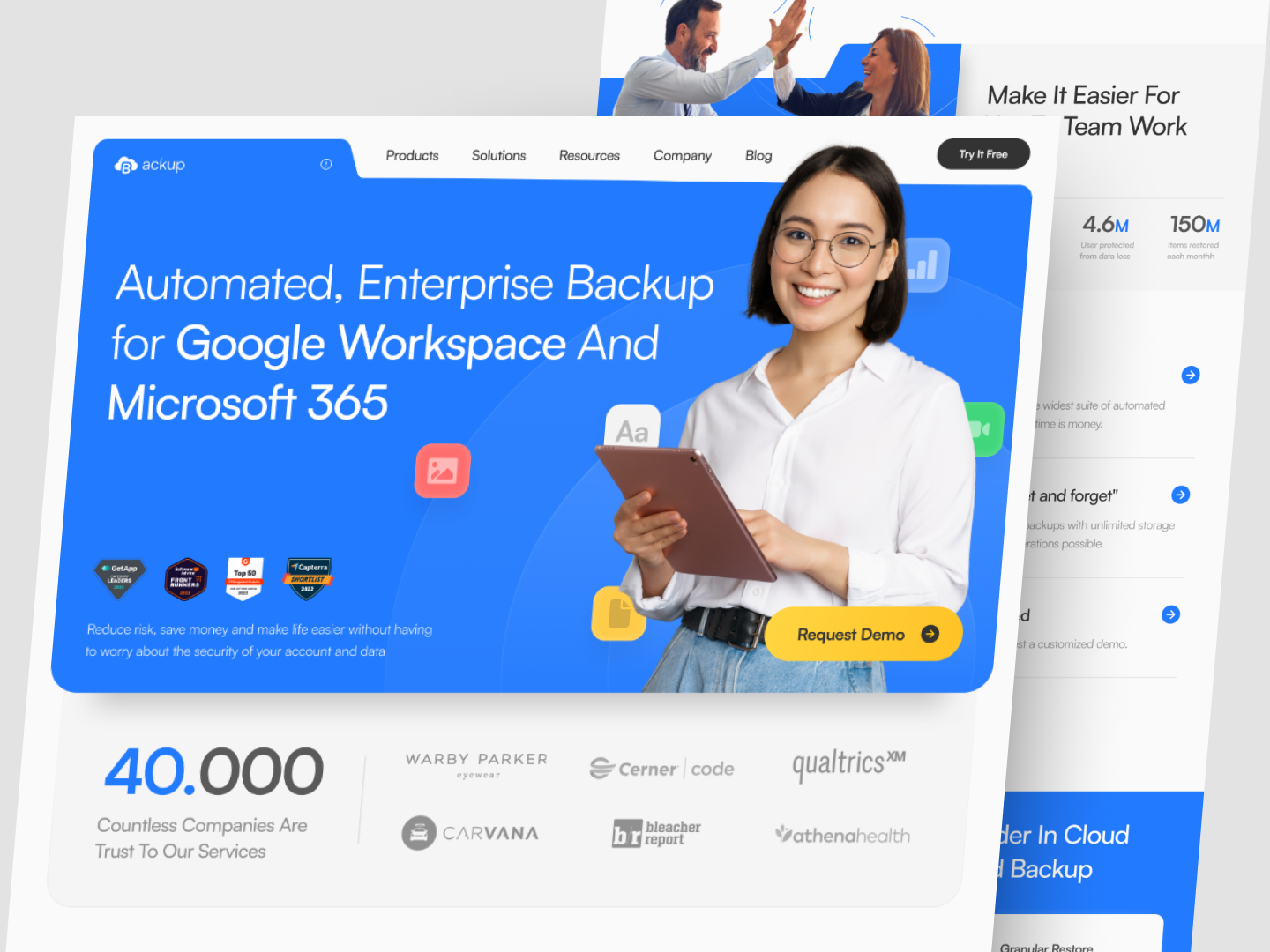 Backup Cloud Landing Page by Arhansyah APP for Plainthing Studio on ... Backup Cloud Landing Page by Arhansyah APP for Plainthing Studio on ...