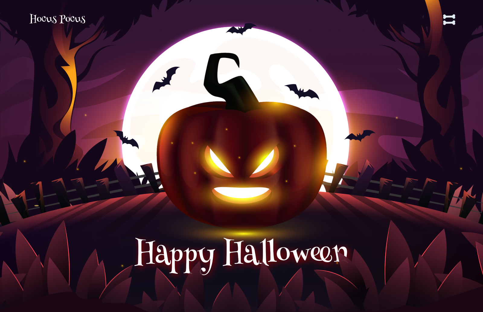 Halloween website design by Ushina Rabab on Dribbble